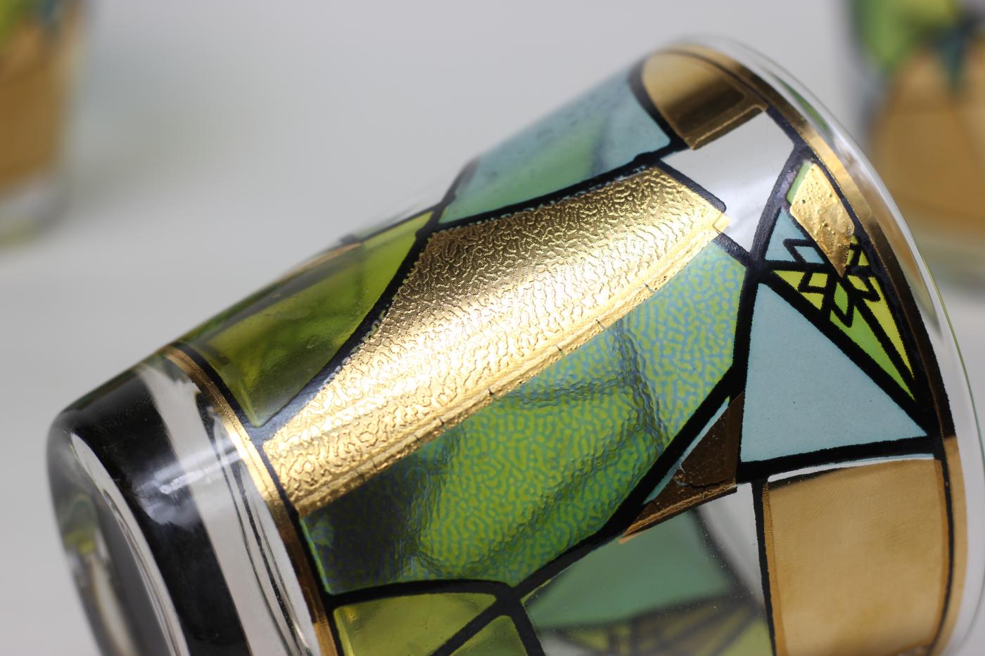 Ned Harris - Set of Four Lowball Glassware by Ned Harris, 1960, United ...