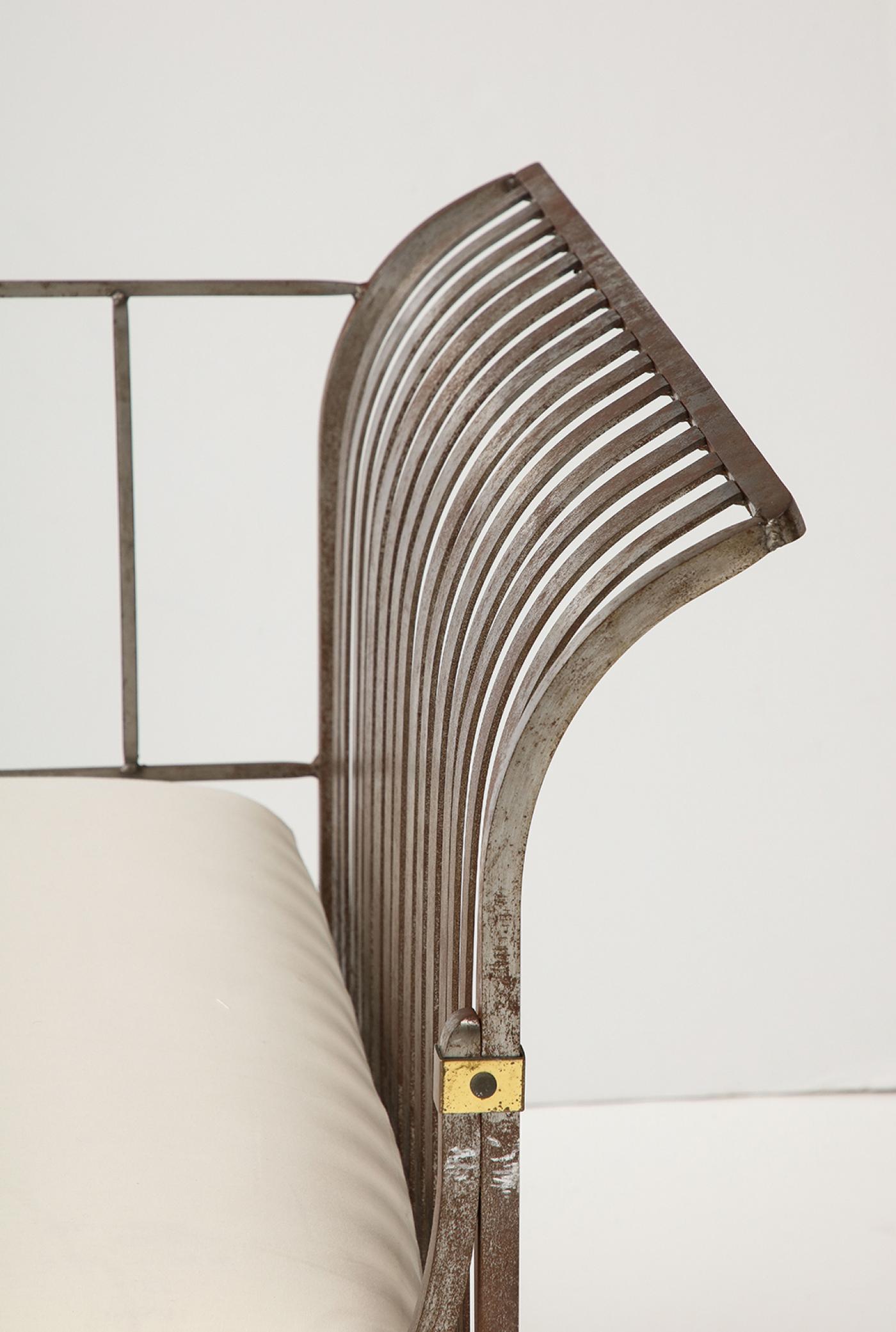 Neoclassical Style Steel Daybed, circa 1960