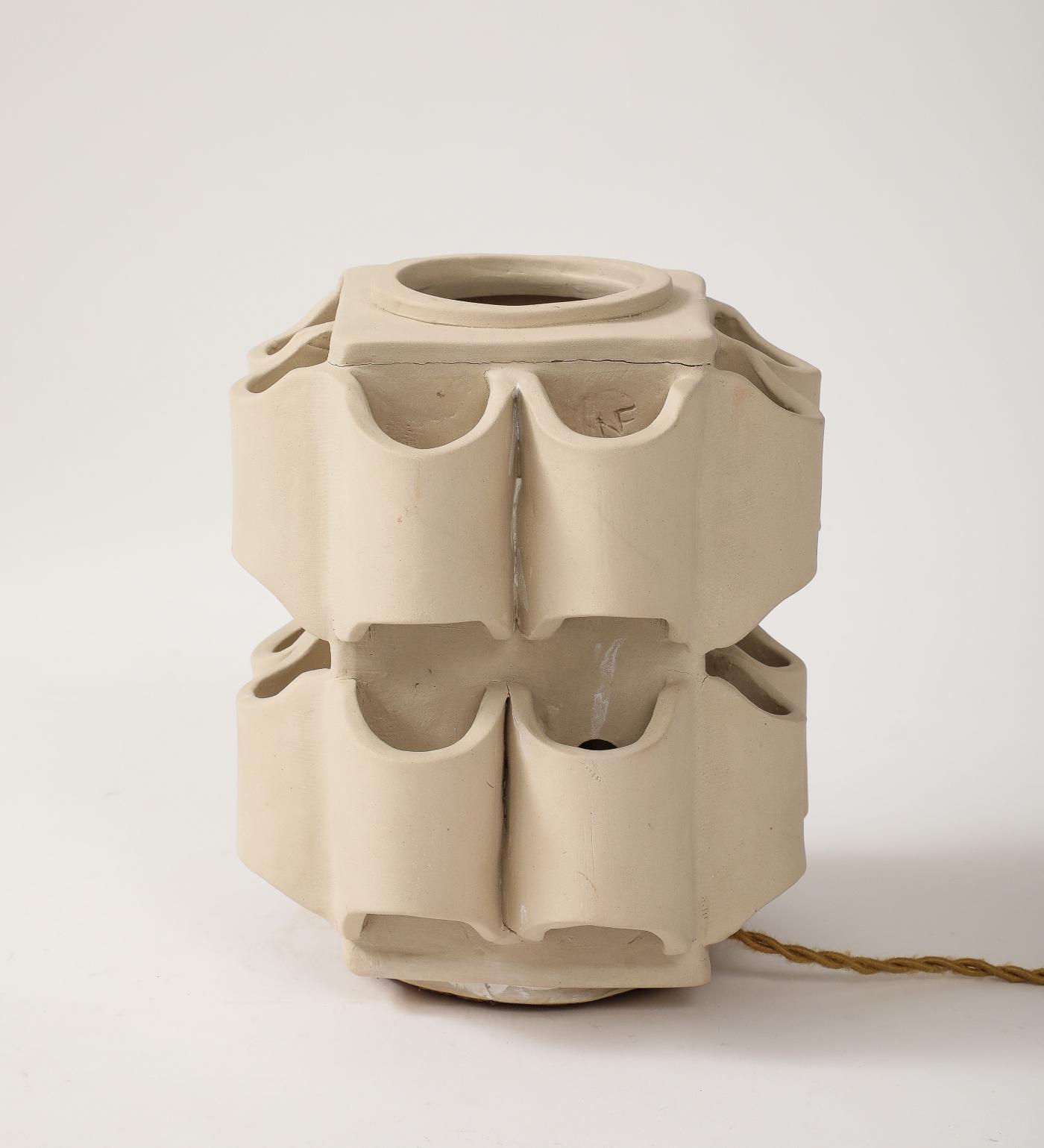 Nicole Fichot - Terracotta Table Lamp by Nicole Fichot