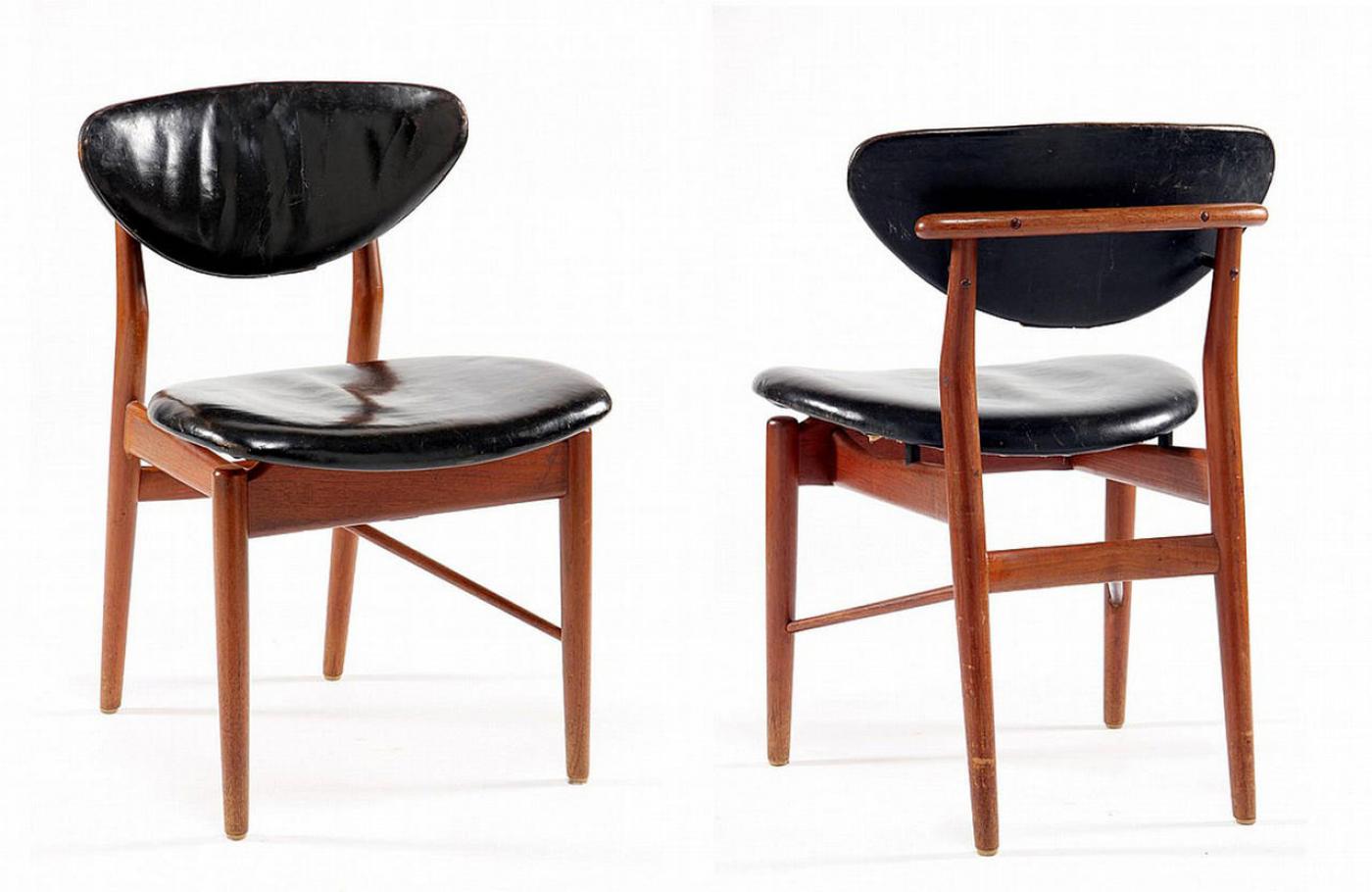 Niels Vodder - A Set of Four Early Teak and Chairs Finn Juhl made by ...