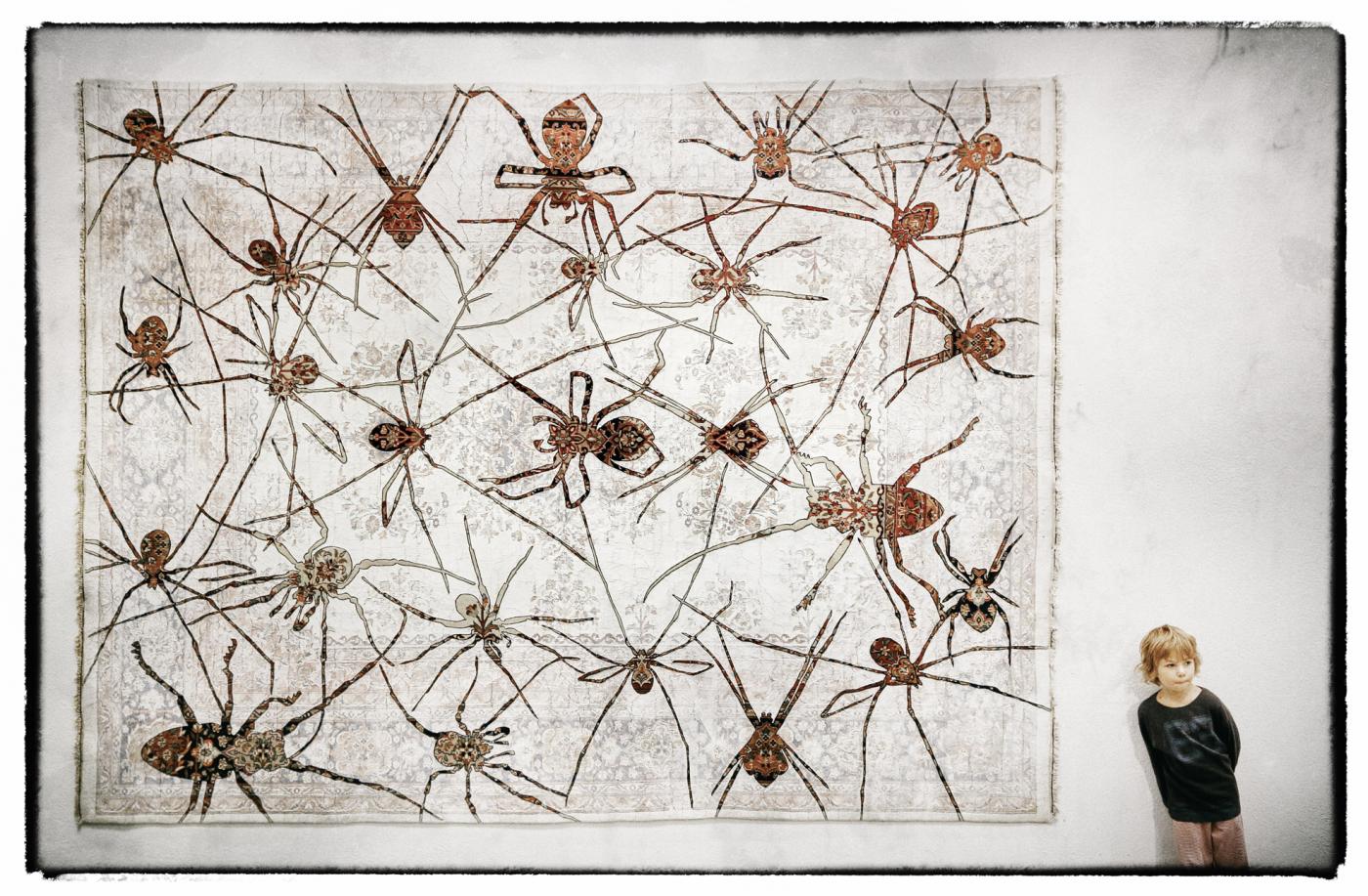 Noémi Kiss - 'MANY SPIDERS FOR DANIEL SPOERRI’ tapestry - wall hanging ...