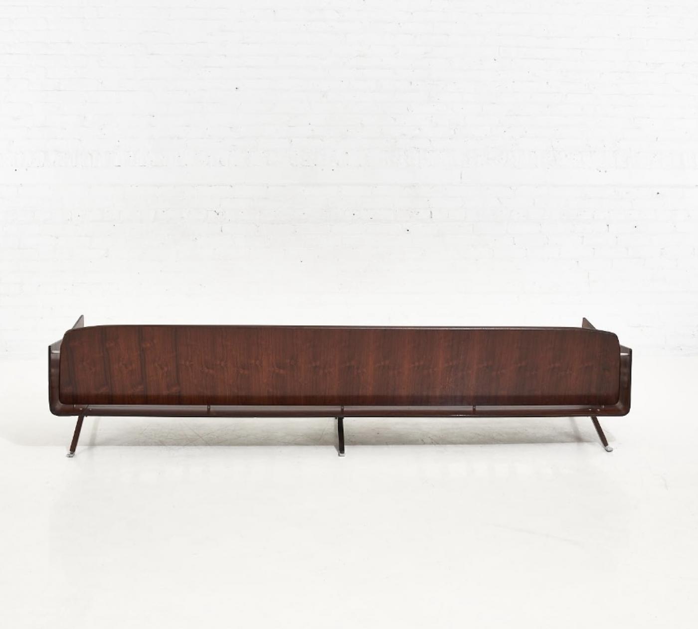 Novo Rumo - Novo Rumo Brazilian Jacaranda Rosewood Sofa, 1960