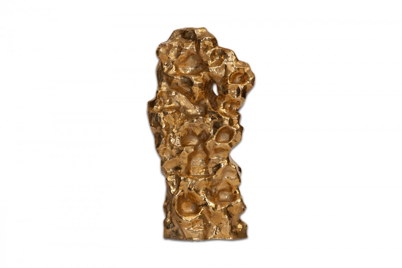 Organic Hand Casted Bronze Sculpture - 2016