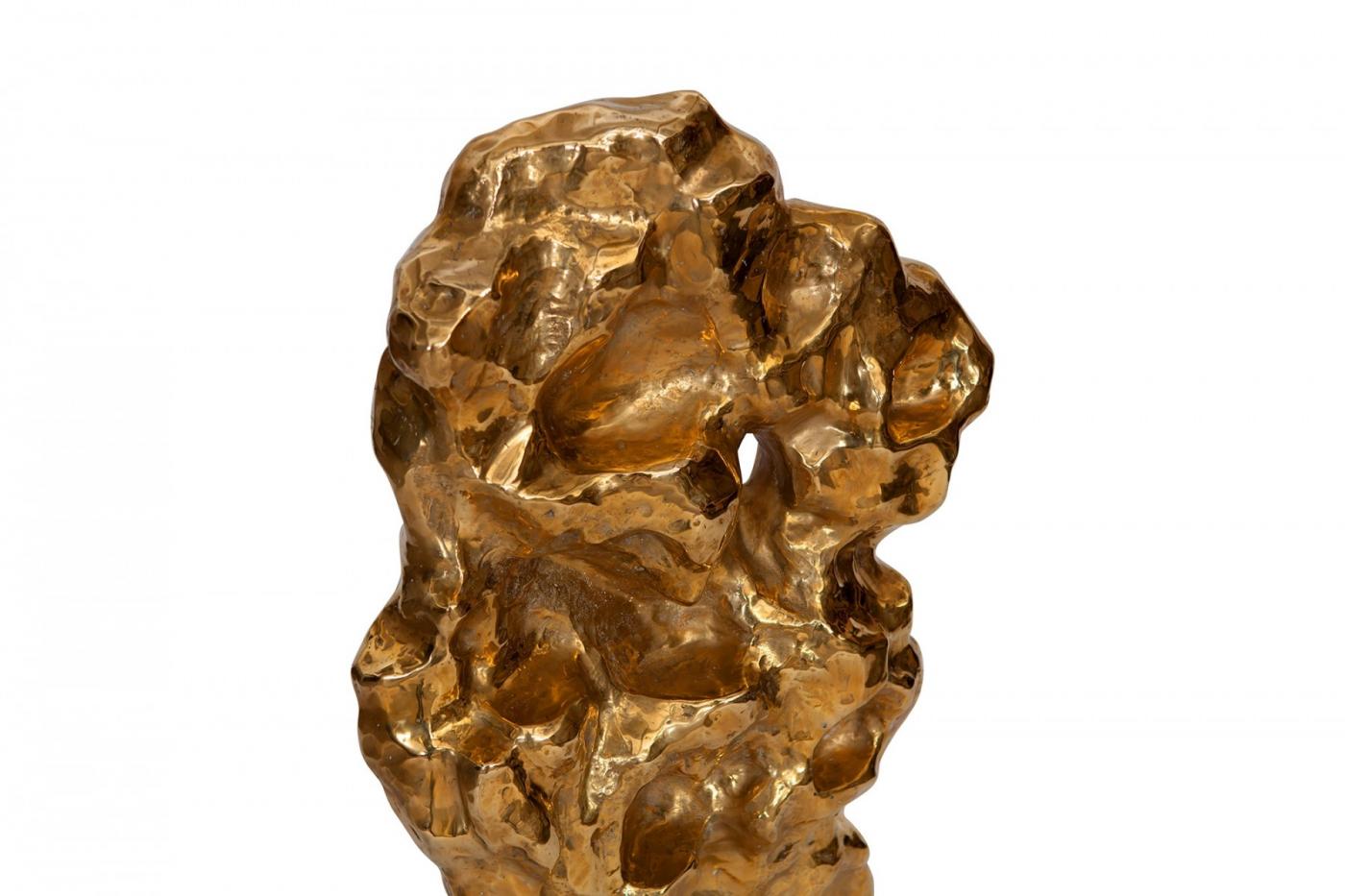 Organic Hand Casted Bronze Sculpture - 2016