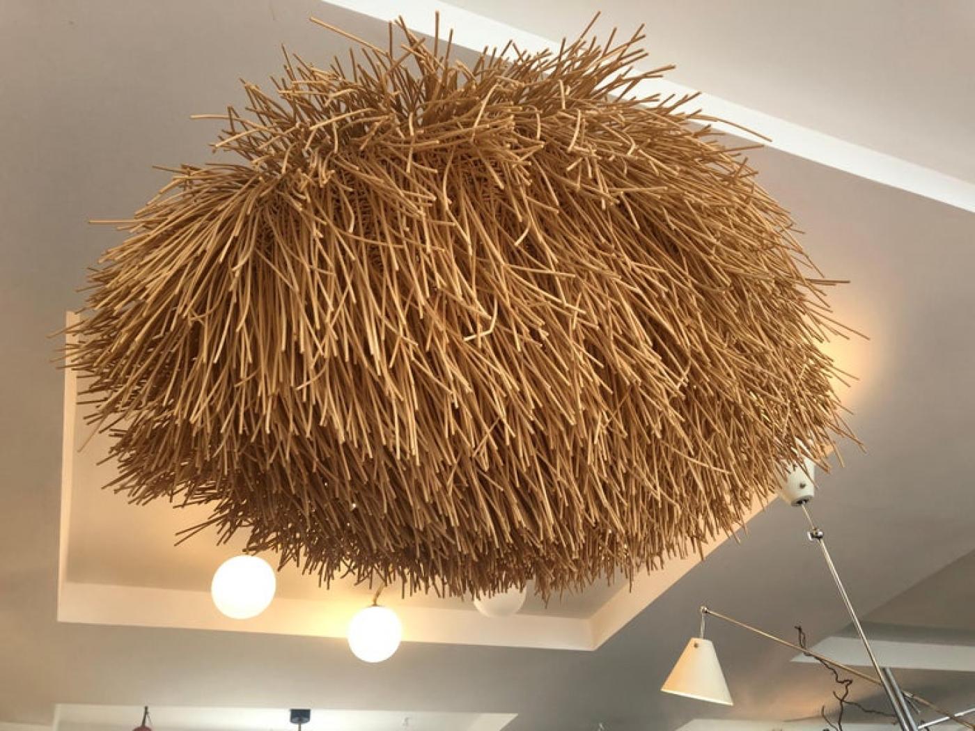 Organic Hand Woven Pendant Light