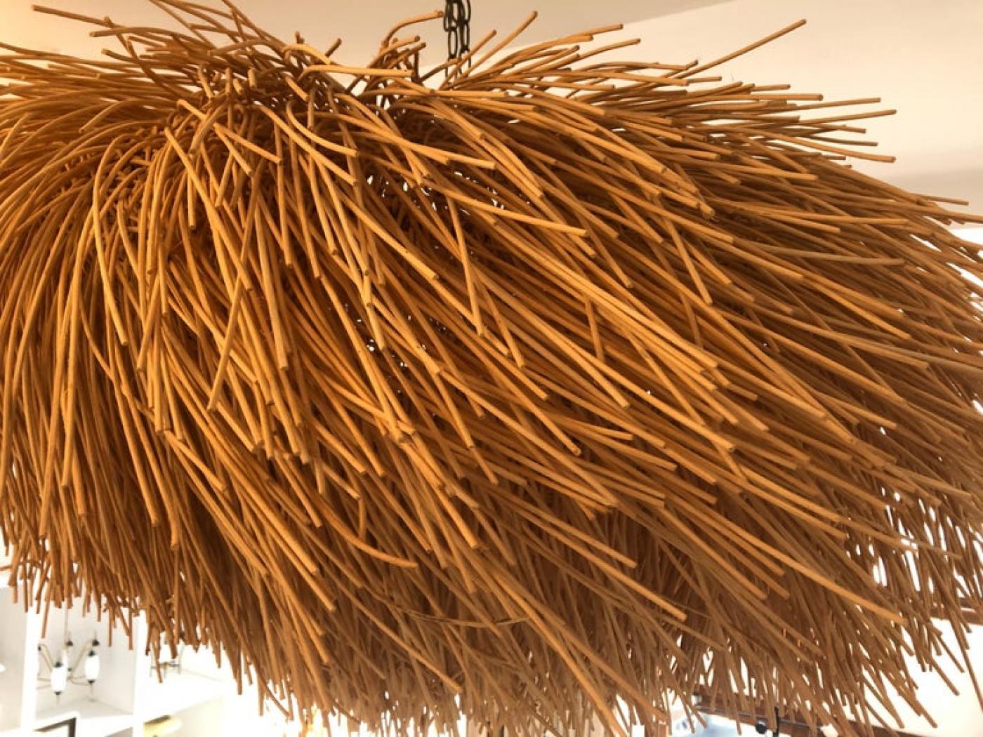 Organic Hand Woven Pendant Light