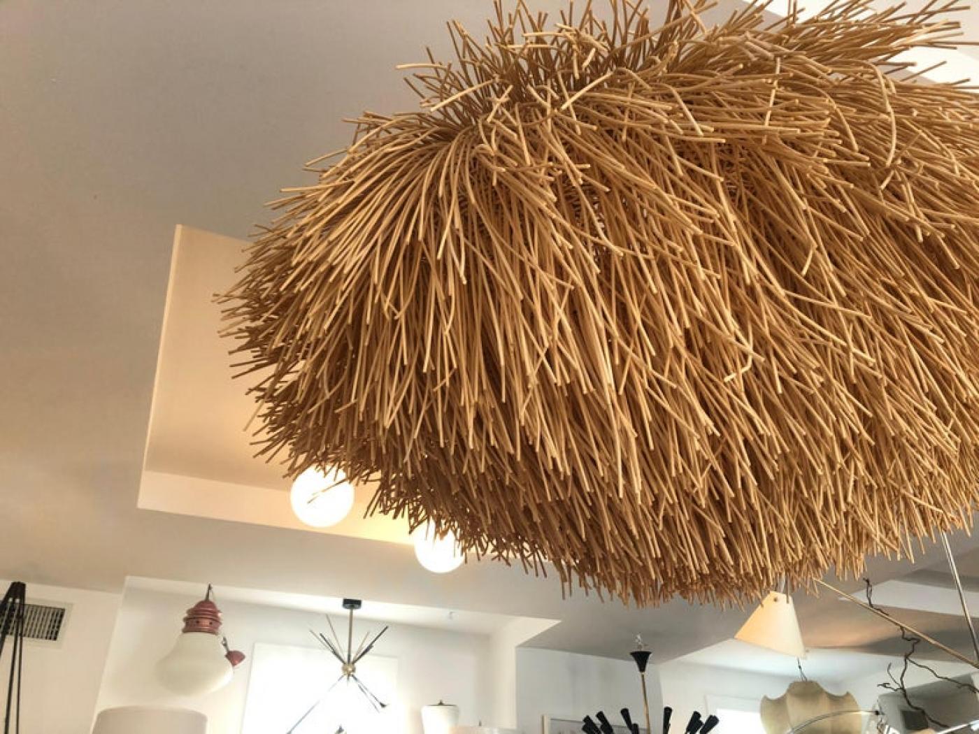 Organic Hand Woven Pendant Light