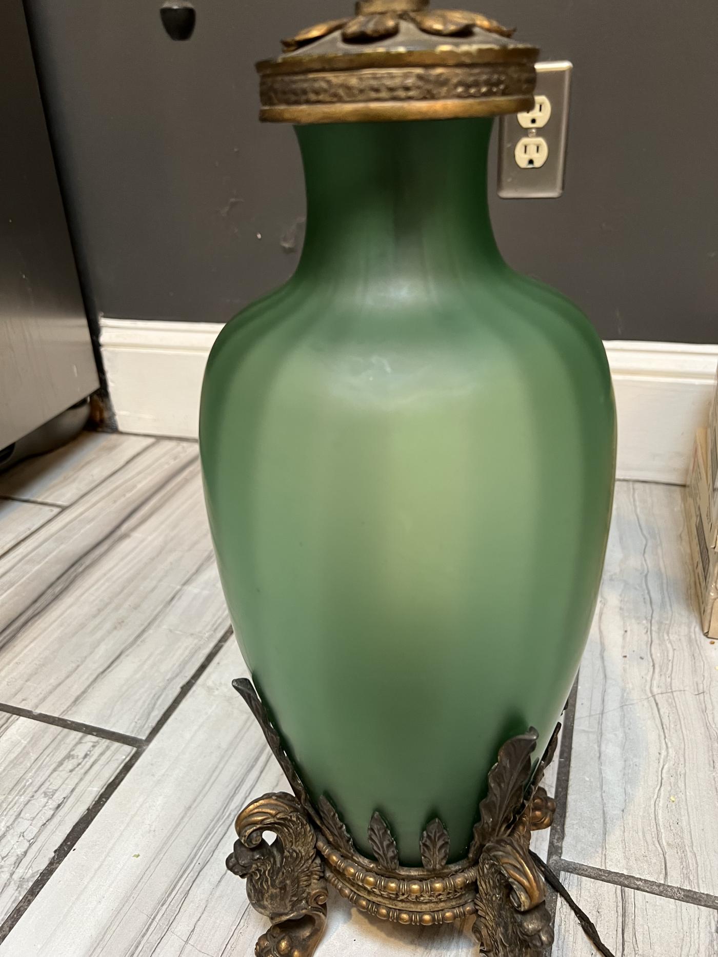 Oscar Bruno Bach - SUPERB GILT BRONZE AND STEUBEN GLASS BACCHUS FACE ...