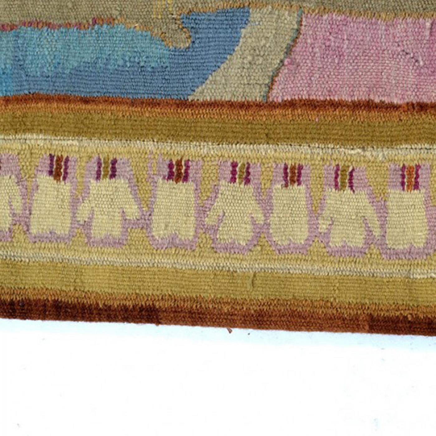 Otto Eckmann - Art Nouveau Tapestry AFter "Five Swans" by Otto Eckmann ...