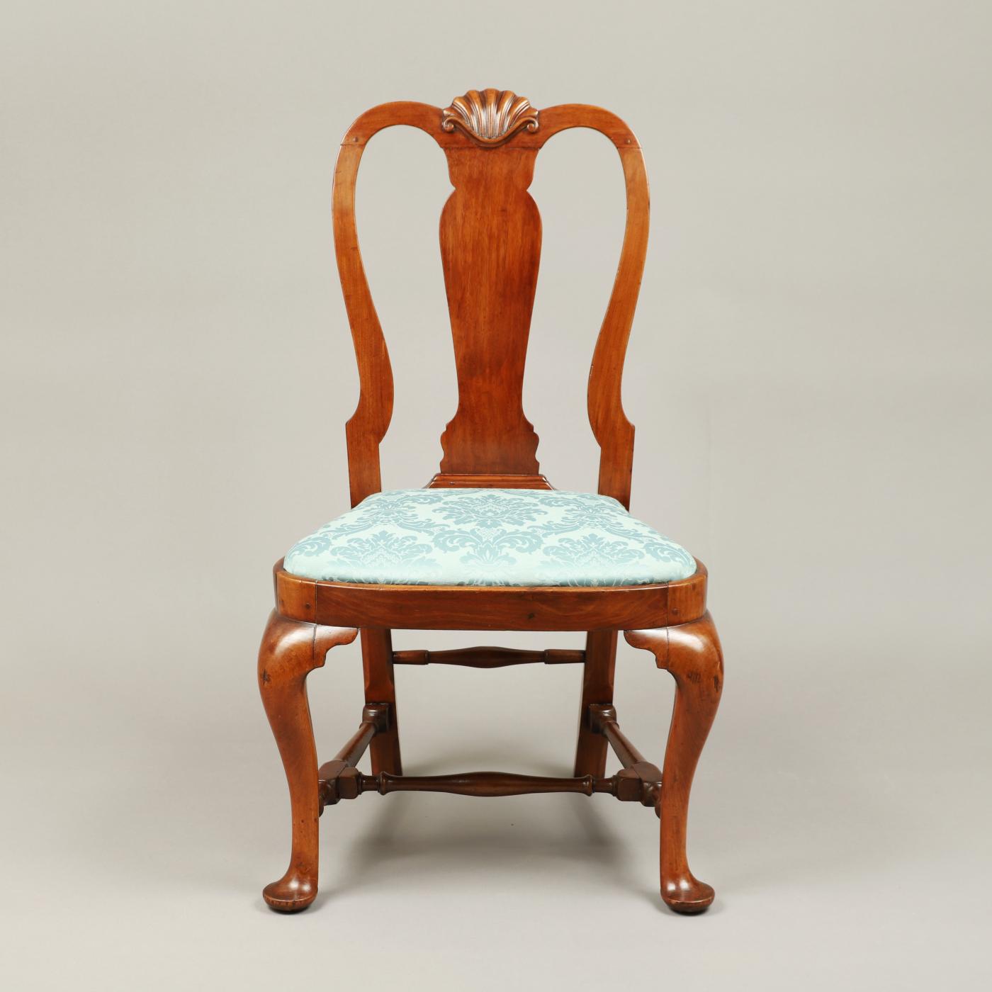 PAIR OF QUEEN ANNE SIDE CHAIRS