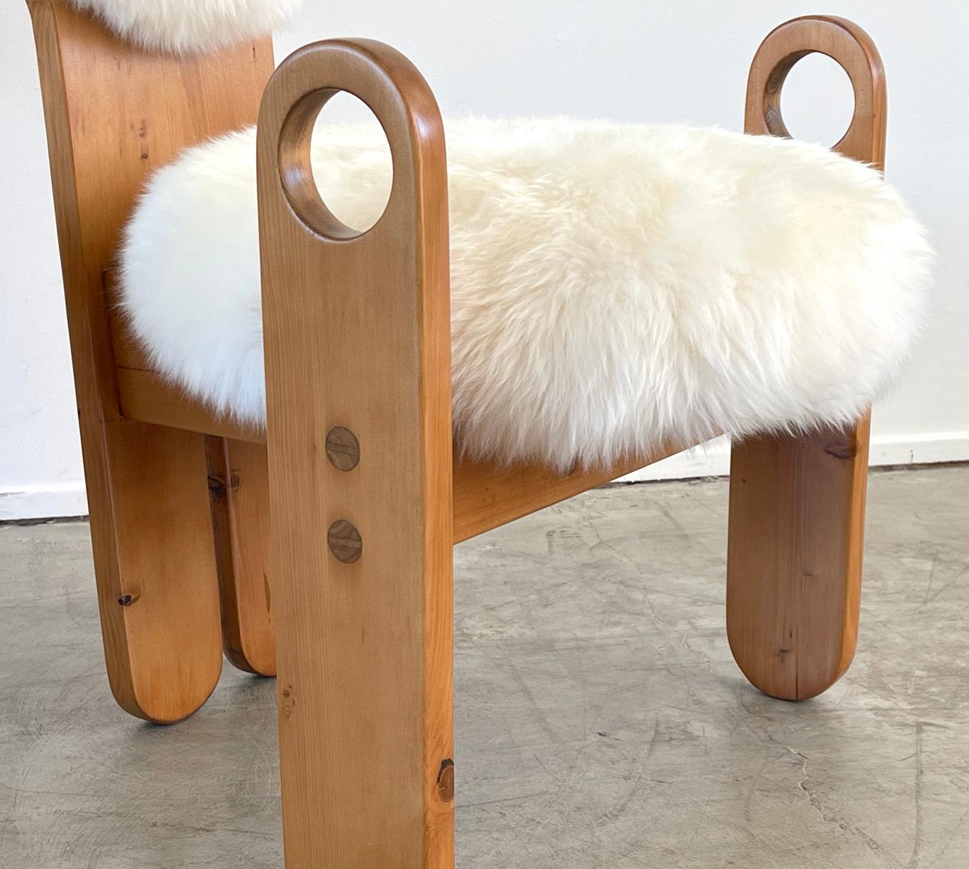 PRIMITIVE 1970S EASTERN EUROPEAN CHAIR