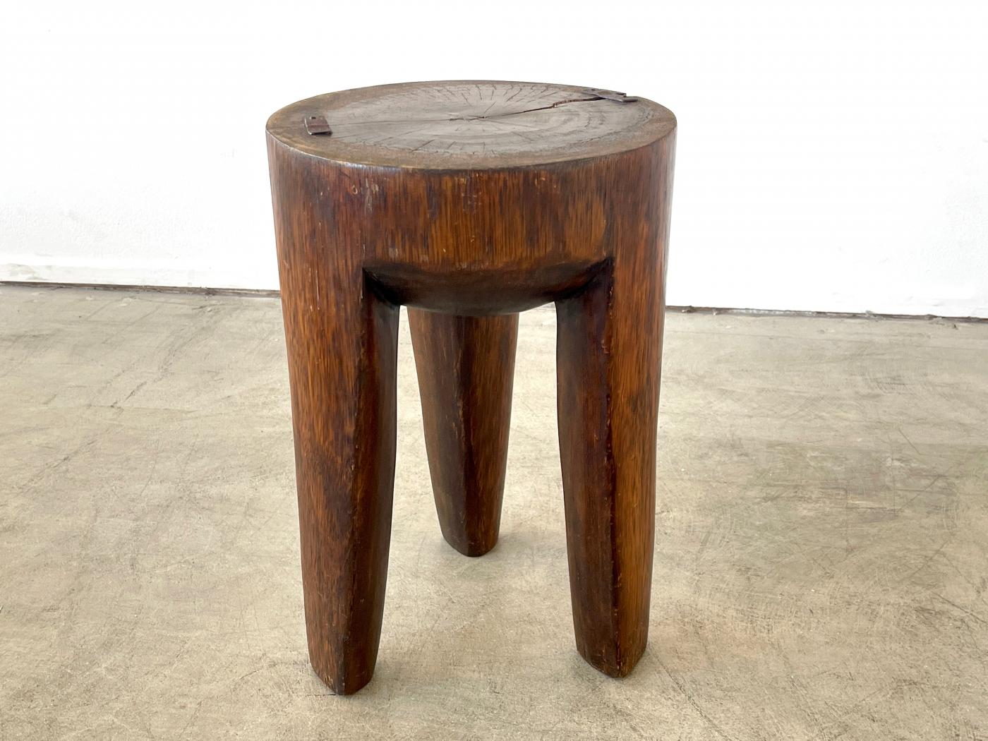 PRIMITIVE WOOD STOOL