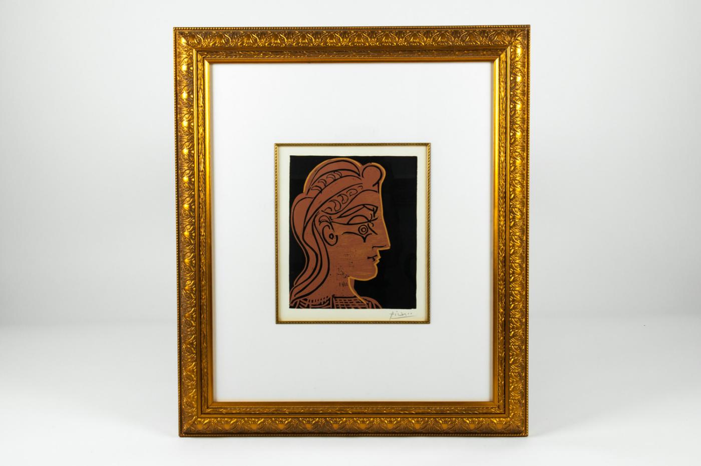 Pablo Picasso - Pablo Picasso Wood Framed Decorative Art