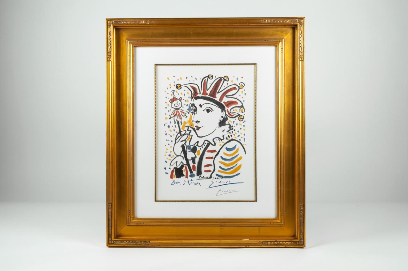 Pablo Picasso - Pablo Picasso Wood Framed Decorative Art