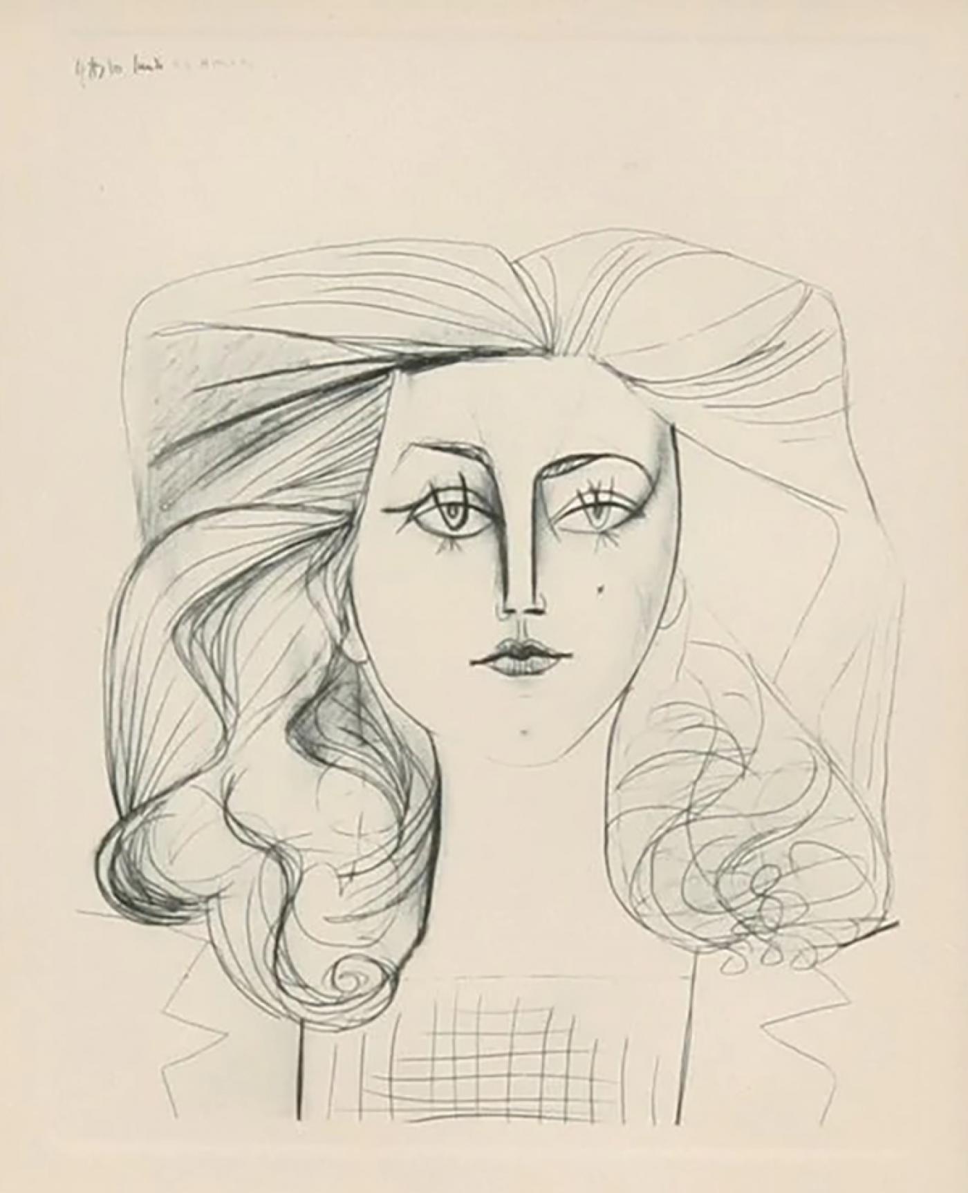 Pablo Picasso Plate 8 Portrait Of Francoise