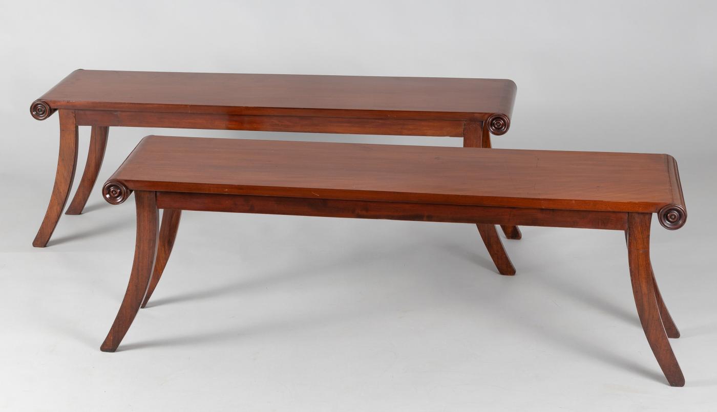 Pair Regency Style Benches