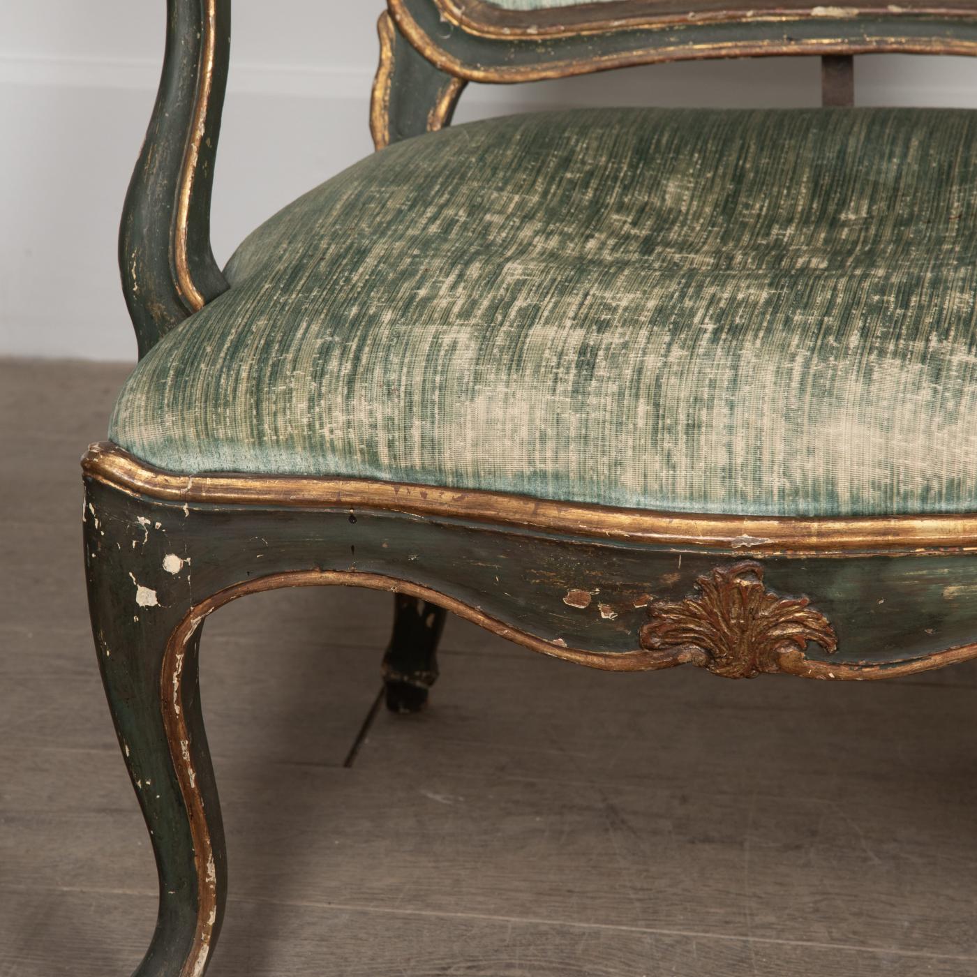 Pair of 18th Century Italian Rococo Chairs