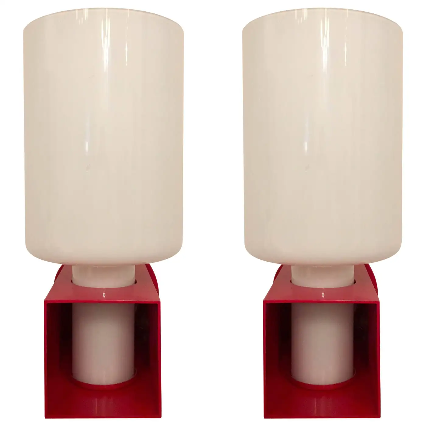 Pair of 1980's Modernist Wall Lights