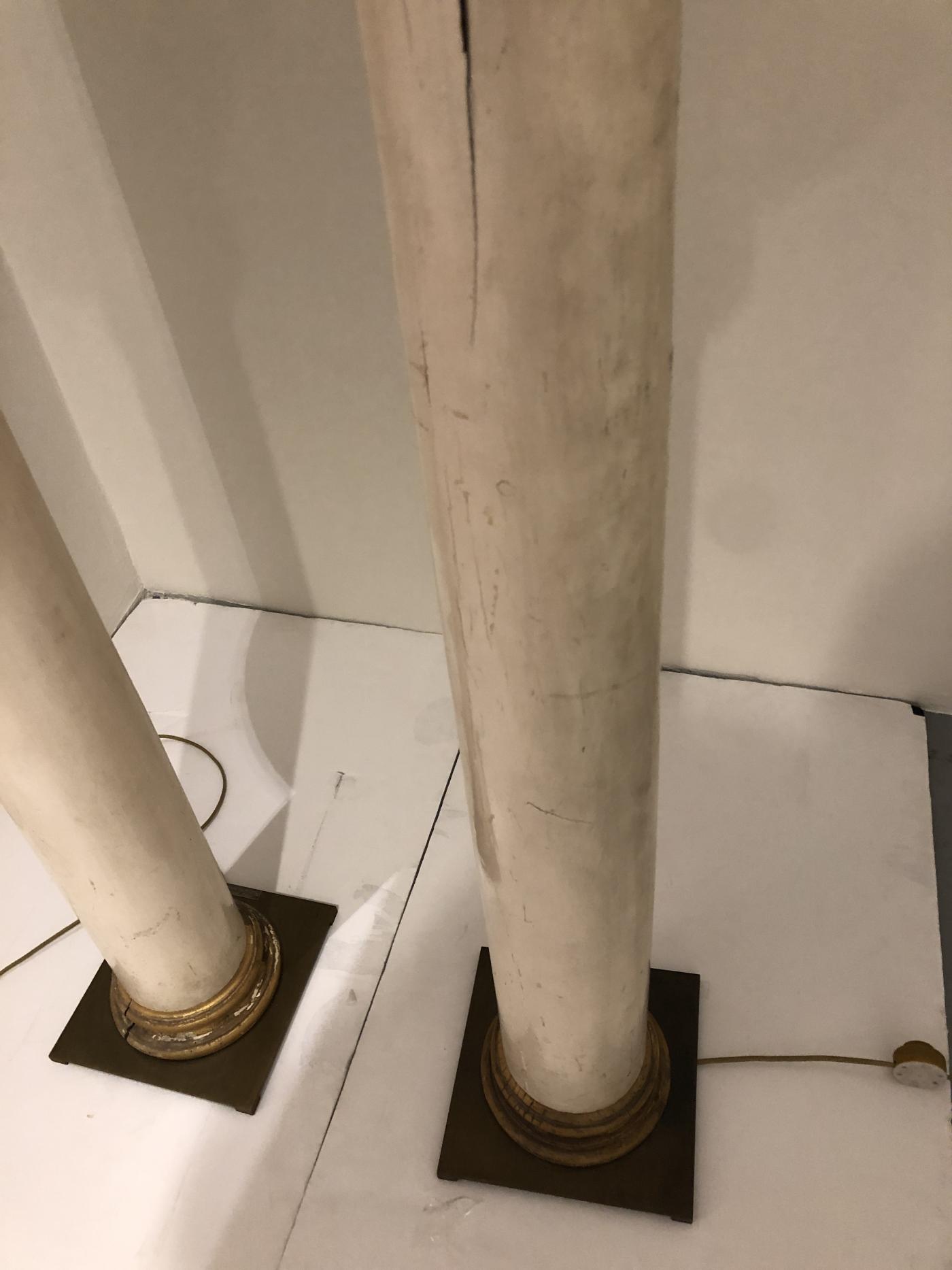 Pair of Columns Floor Lamps