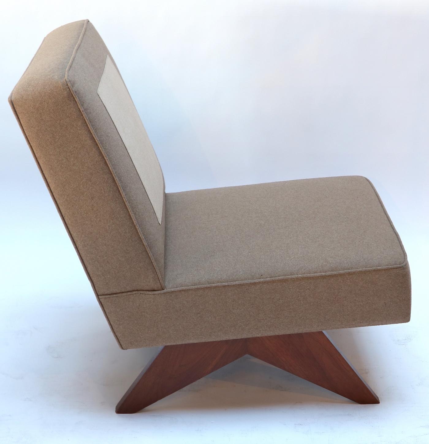 Pair of Custom Club Slipper Chairs