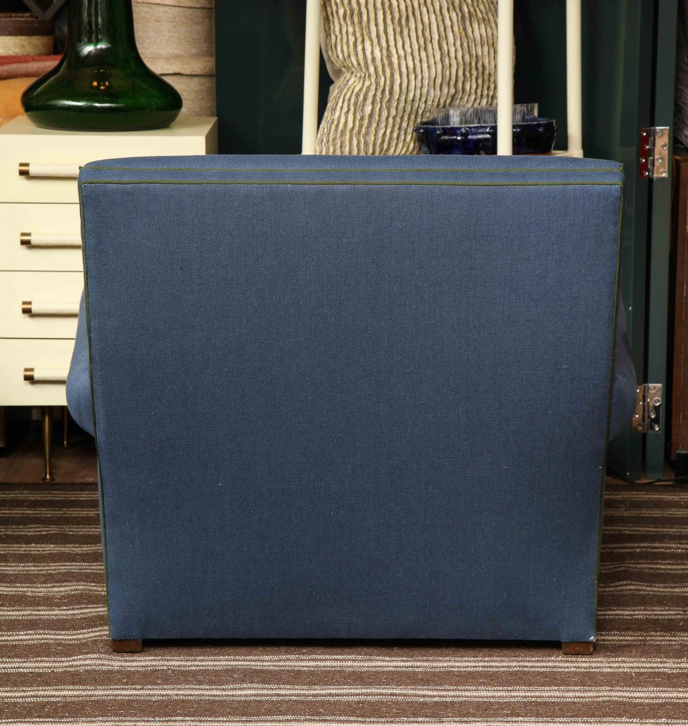 Pair of Deep Deco Club Chairs