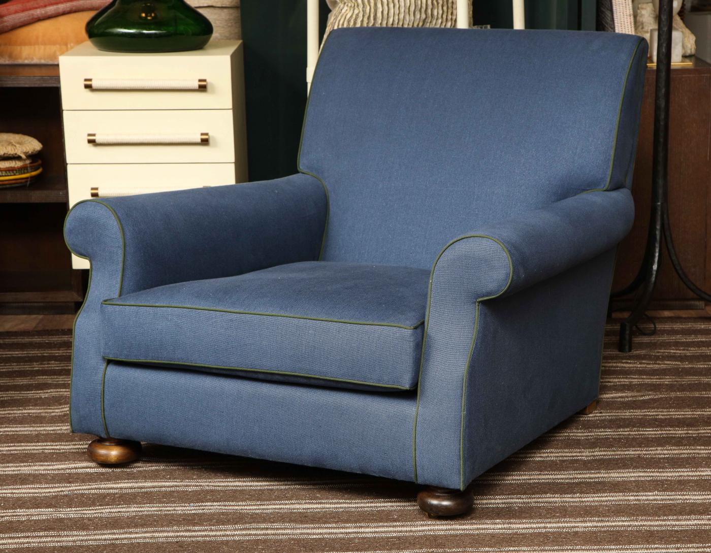 Pair of Deep Deco Club Chairs