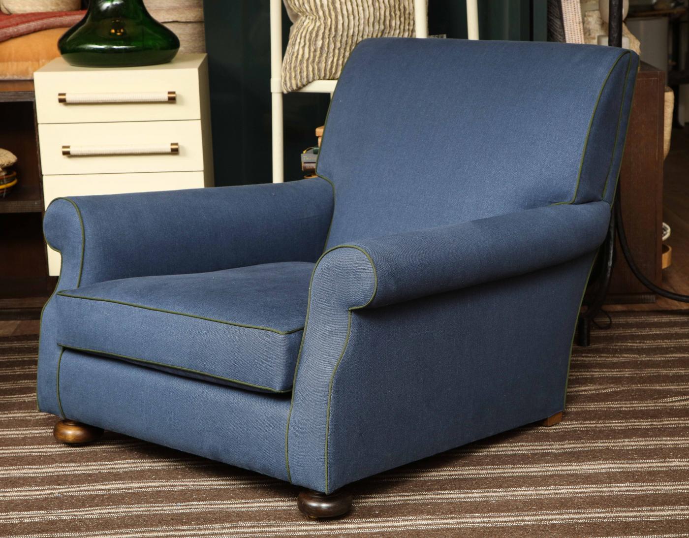 Pair of Deep Deco Club Chairs