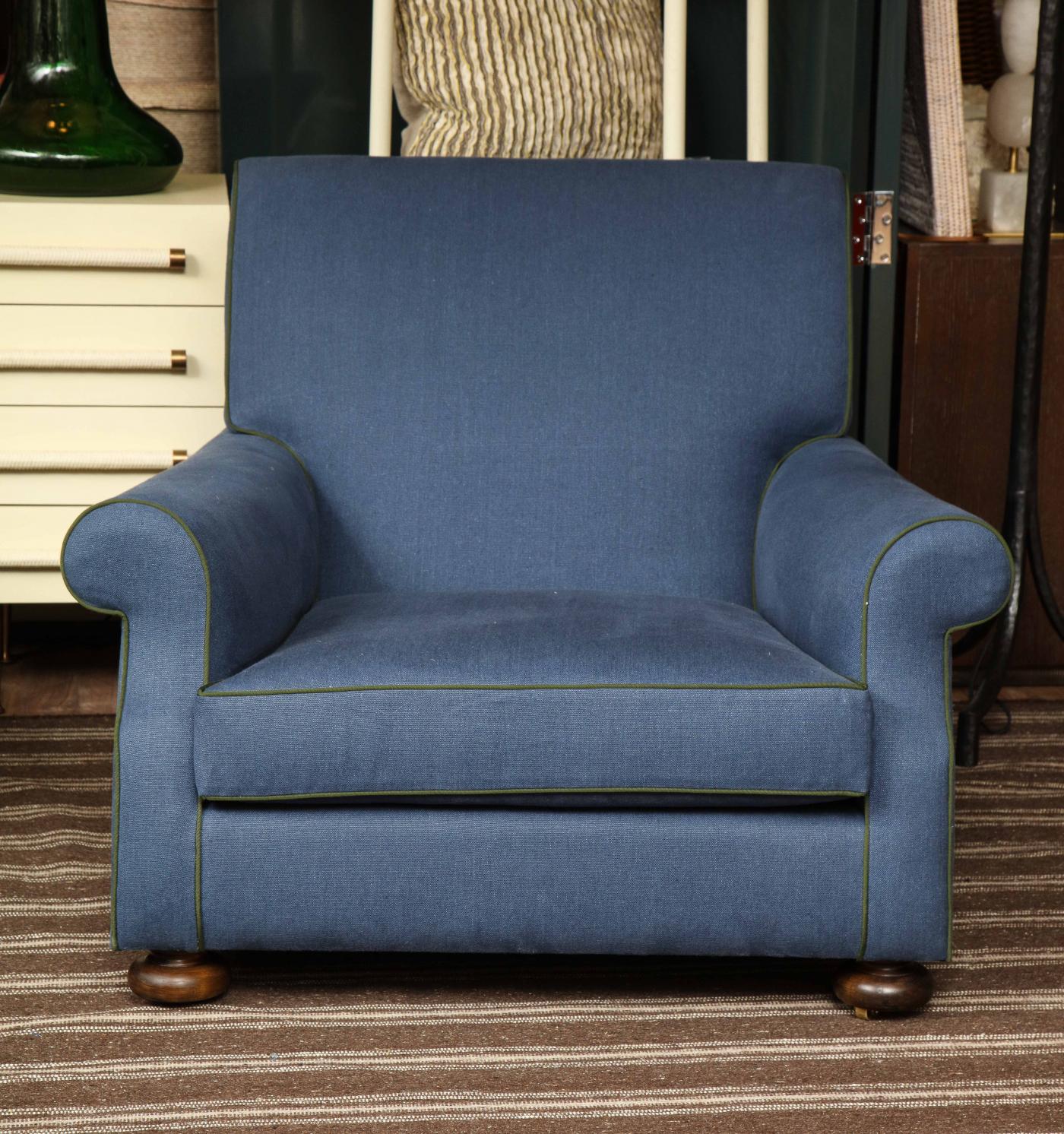 Pair of Deep Deco Club Chairs