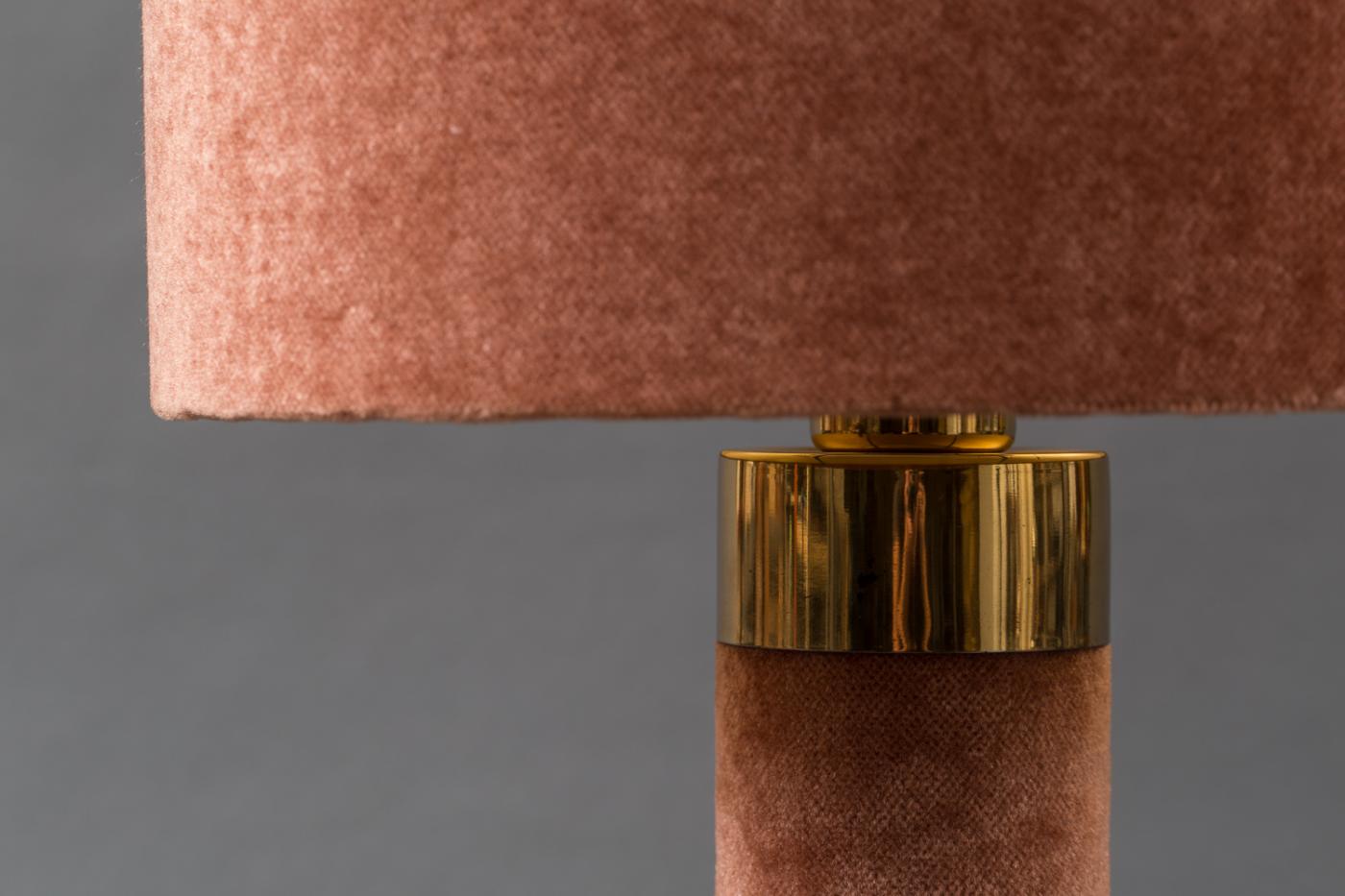 Pair of Fabric Lamps