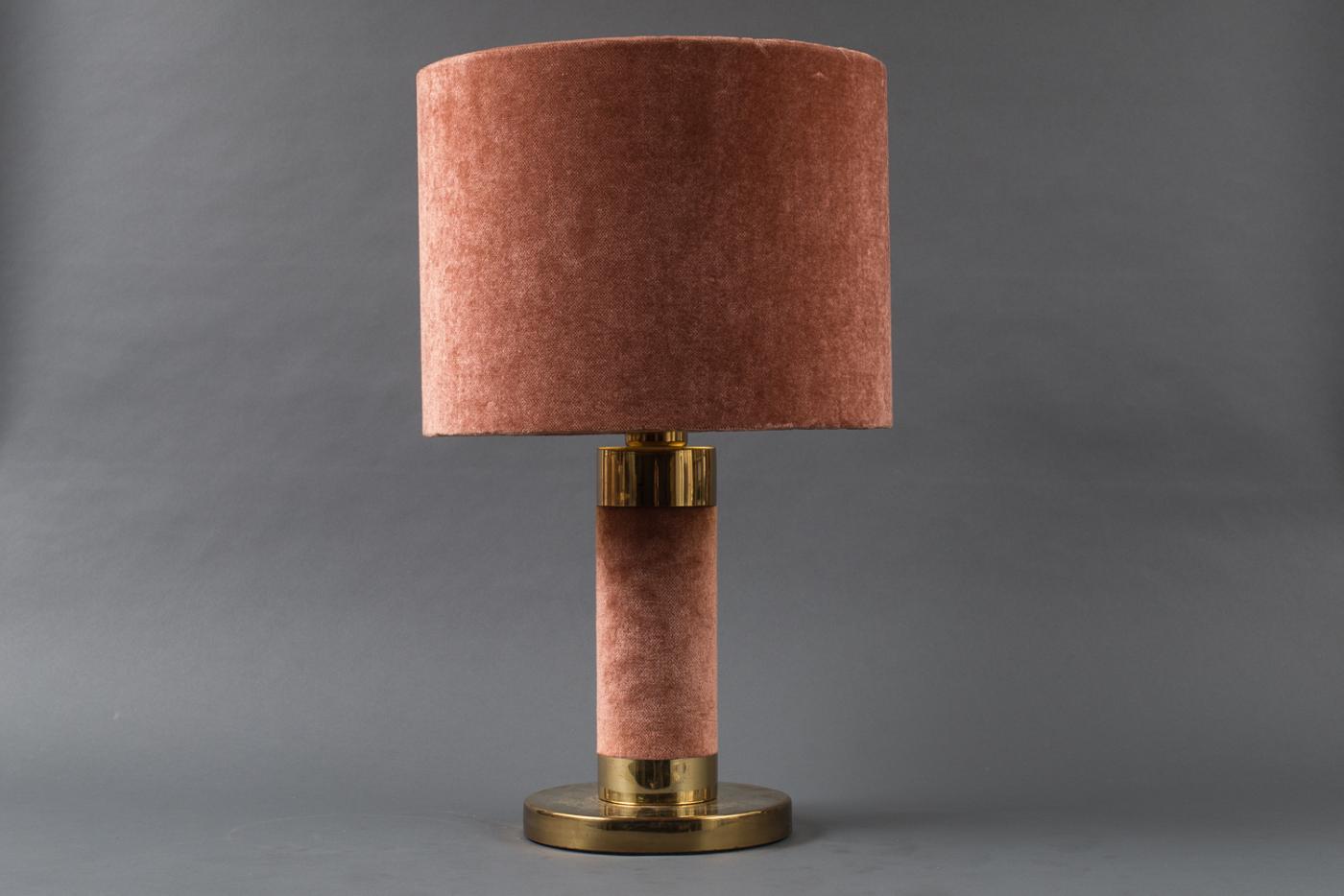 Pair of Fabric Lamps