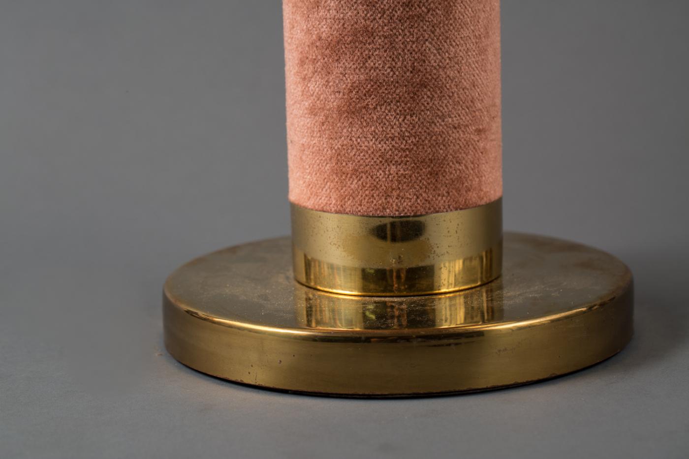 Pair of Fabric Lamps