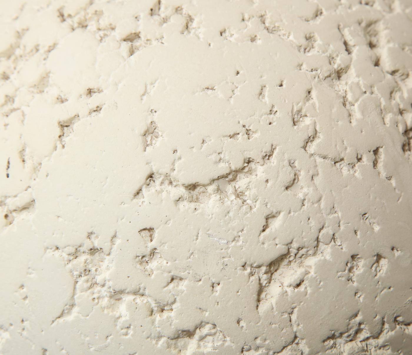 Lerebours Bespoke - Pair of Textured Custom Circular Plaster Lamps