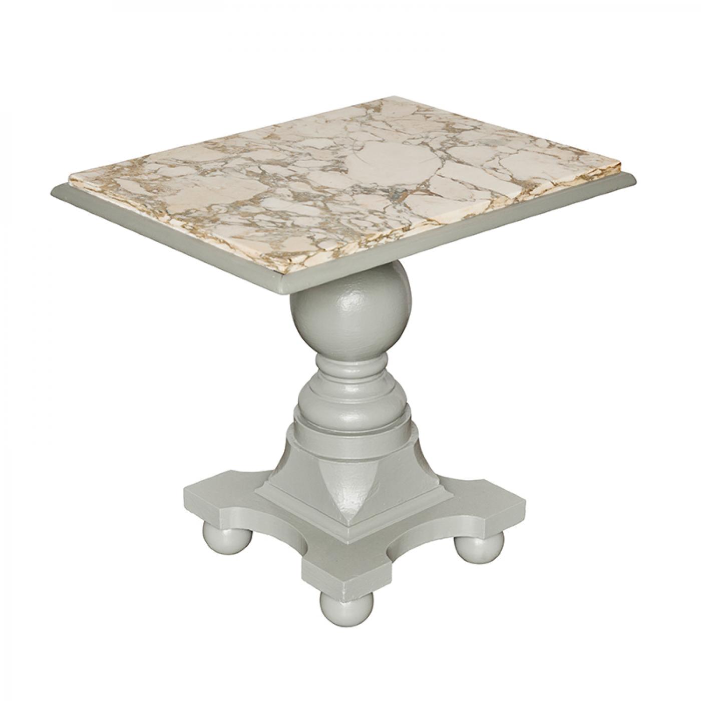 Pair of Unique Marble Top Tables