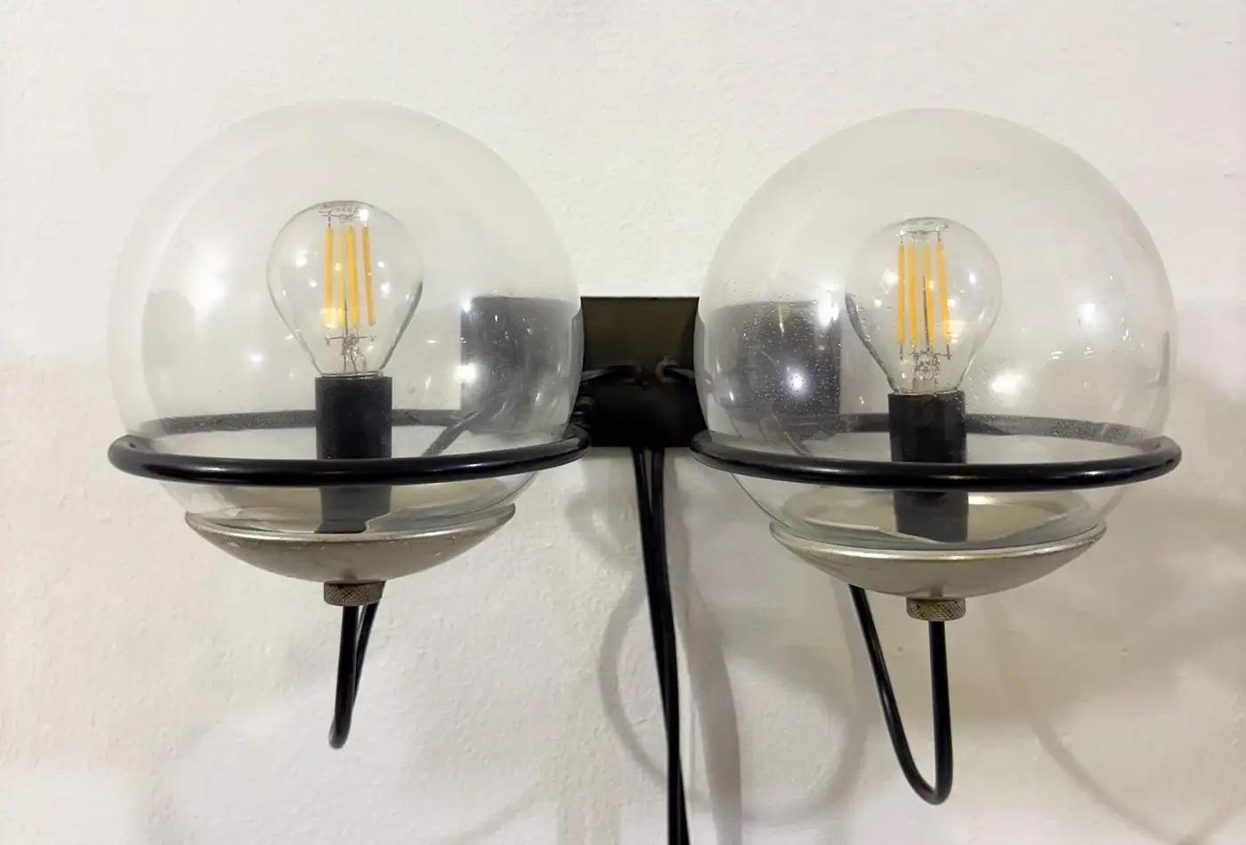 Pair of Wall lights Mod. 238/2 by Gino Sarfatti for Arteluce, 1960s
