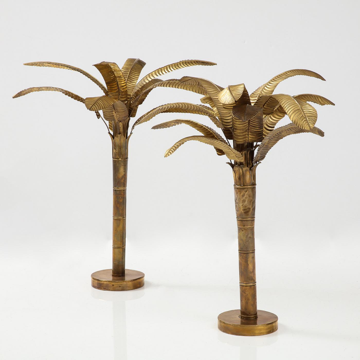 Pair of decorative palms