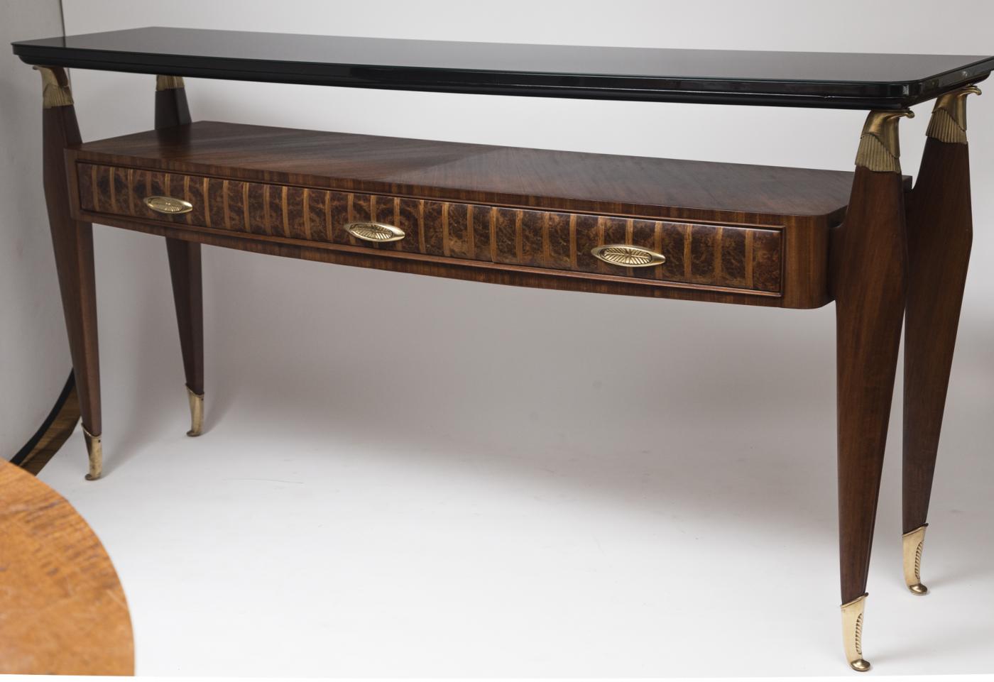 Paolo Buffa - Fine Italian Mid Century Two-Tiered Eagle Console By ...