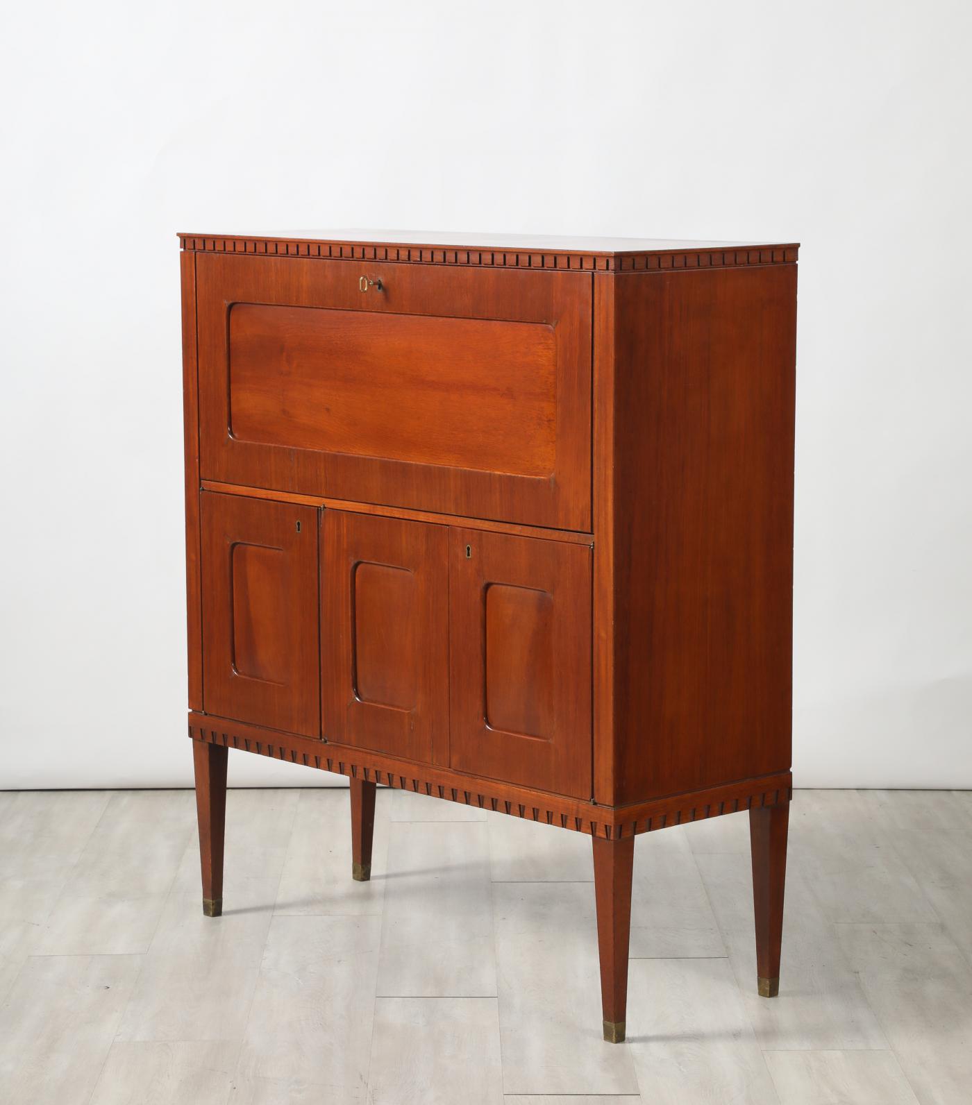 Paolo Buffa - Paolo Buffa Drop-Down Desk, circa 1950