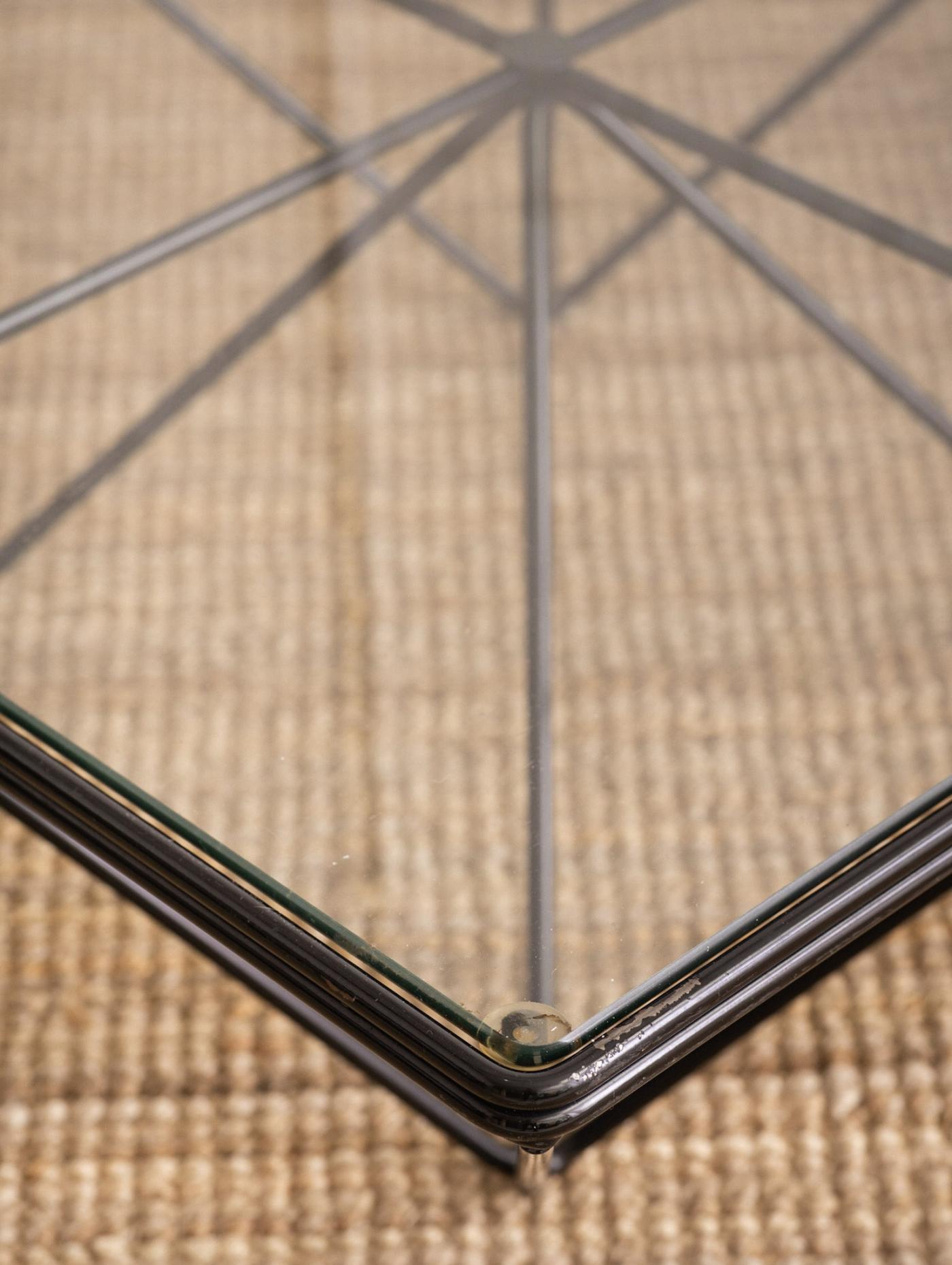 Paolo Piva - B&B Italia Paolo Piva Alanda Steel and Glass Coffee Table