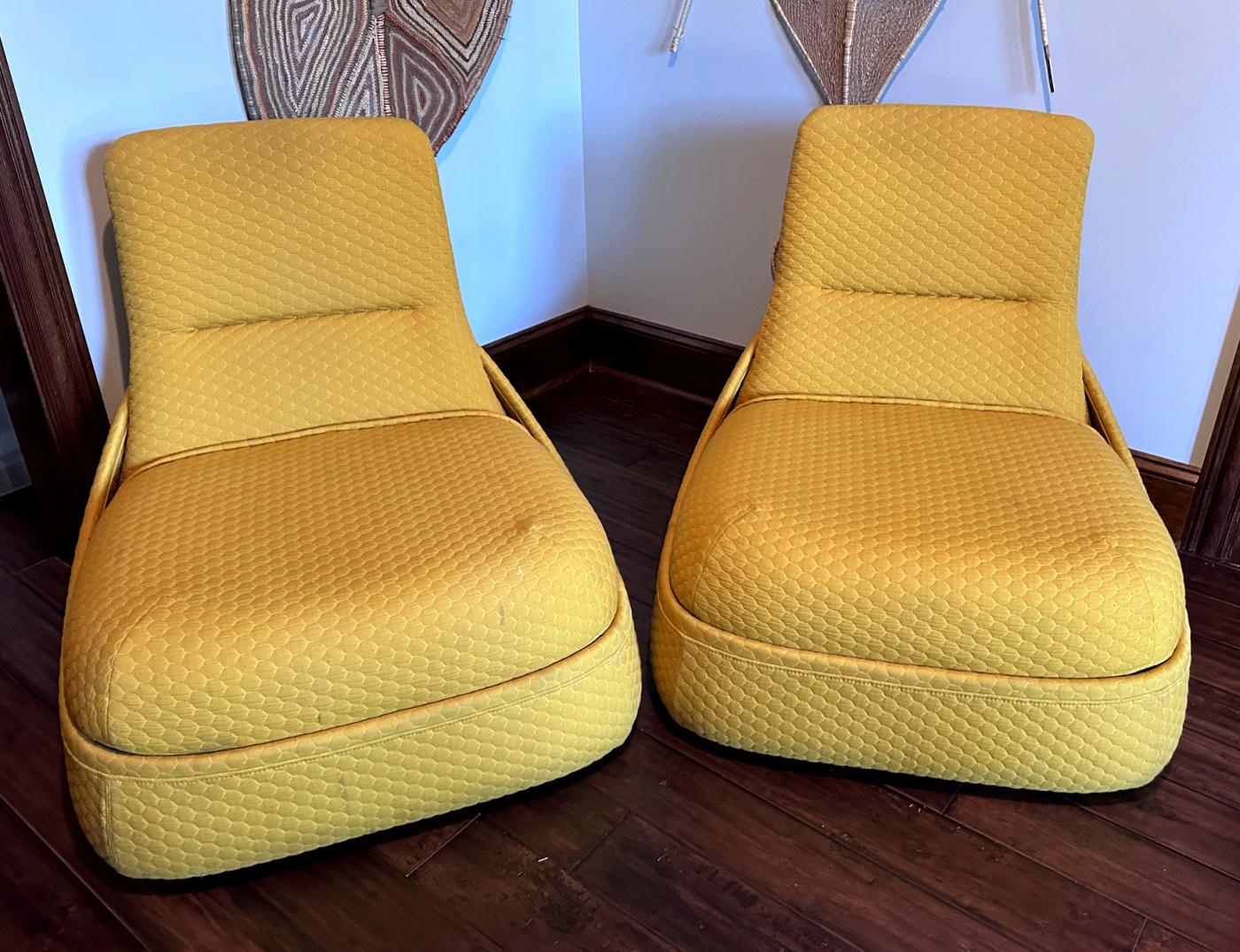 Patricia Urquiola - Pair of Steelcase Hosu Convertible Lounge Chairs ...