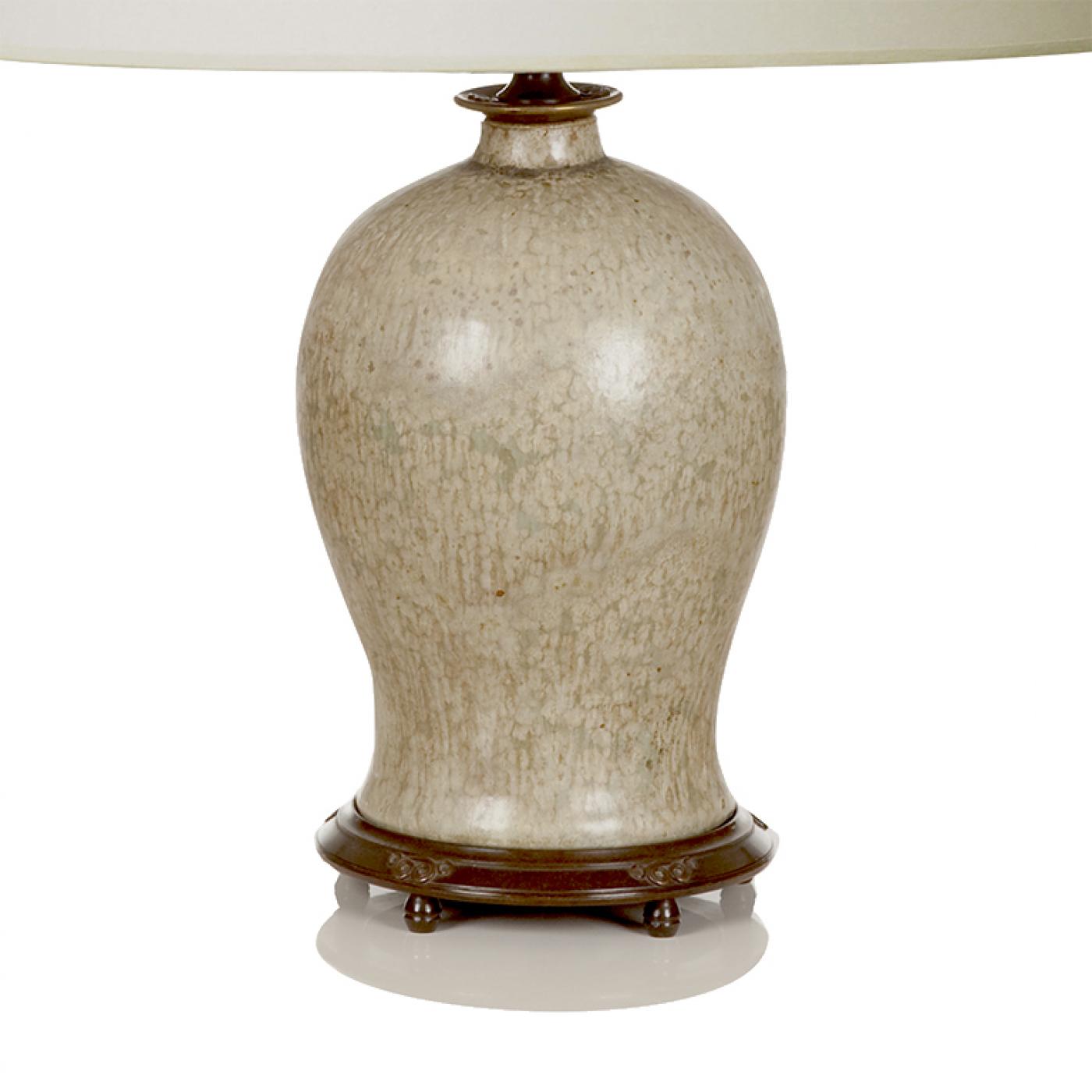 Patrick Nordstrom - Table Lamps with Masterful Dappled Gray Glazing by ...