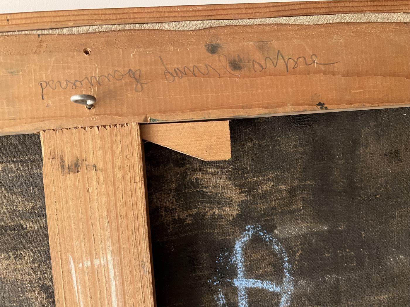 Paul Ackerman - "Personnage dans l'arbre", oil on canvas by Paul ...