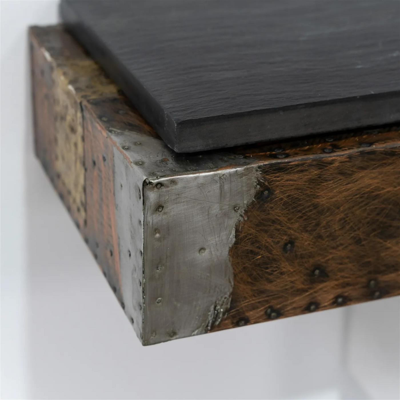 Paul Evans - Paul Evans Patchwork Mirror & Hanging Shelf