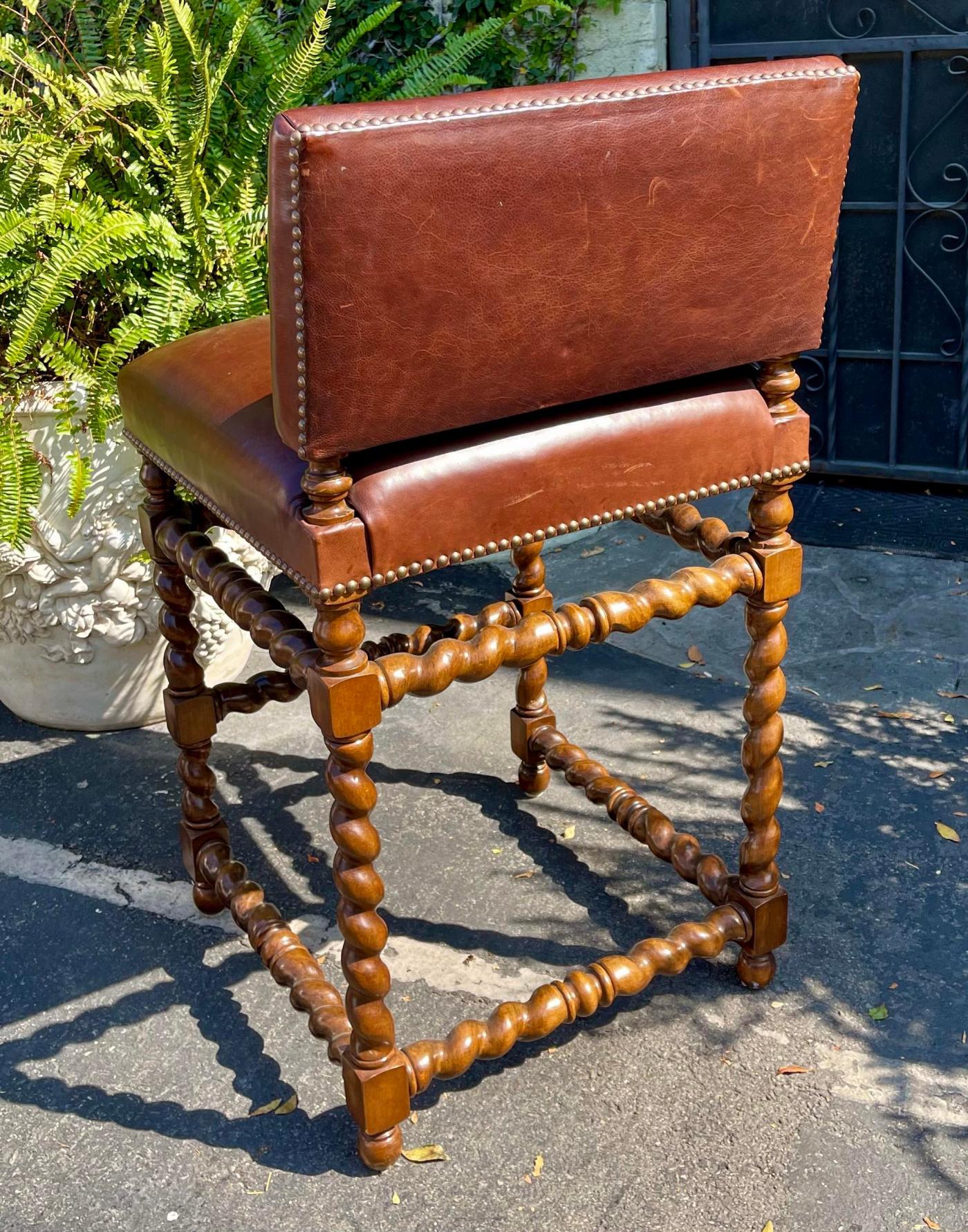 Paul Ferrante - Paul Ferrante Spanish Colonial Bar Stool