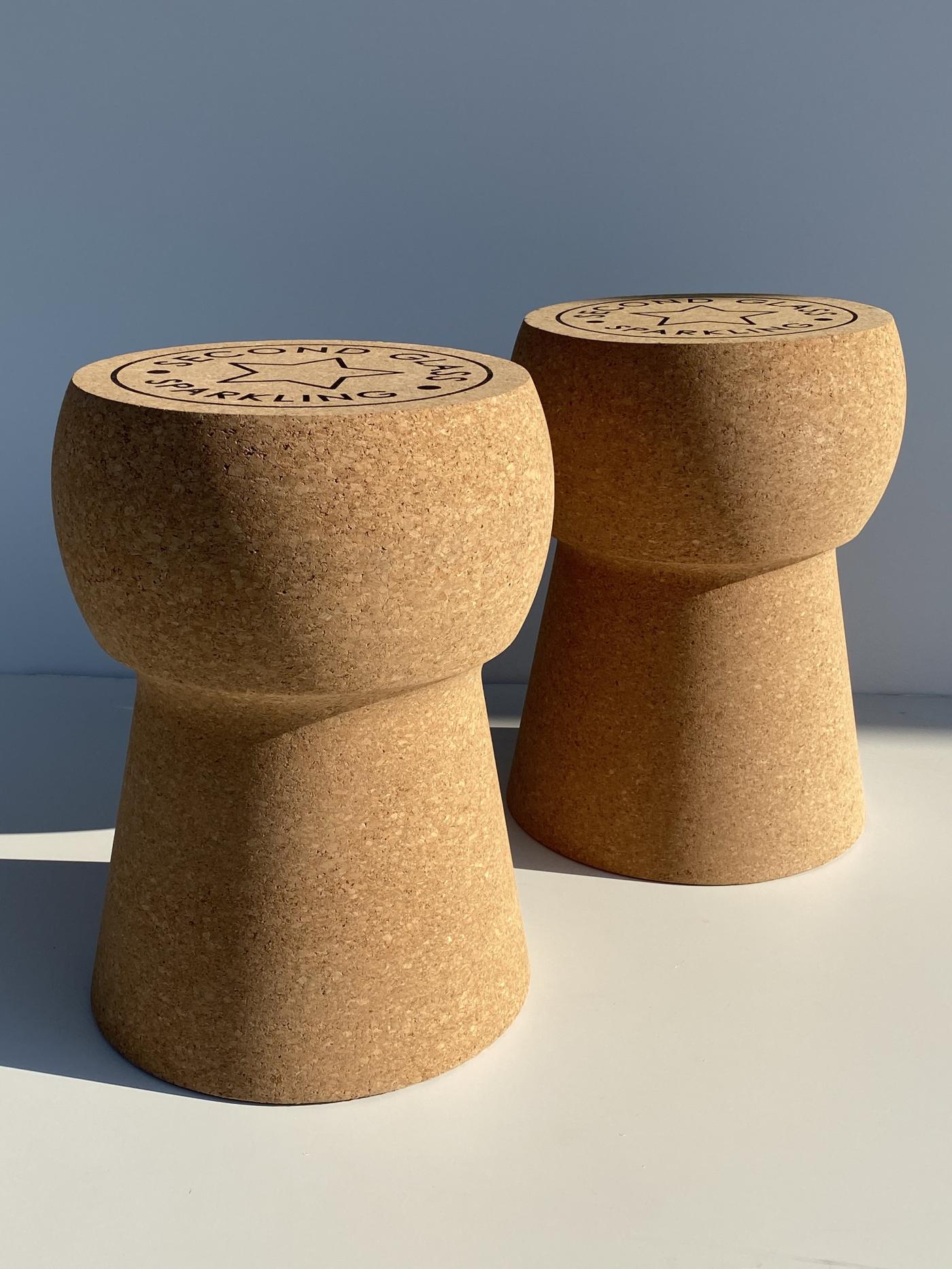 Paul Frankl - Champagne Cork Side Table / Stool