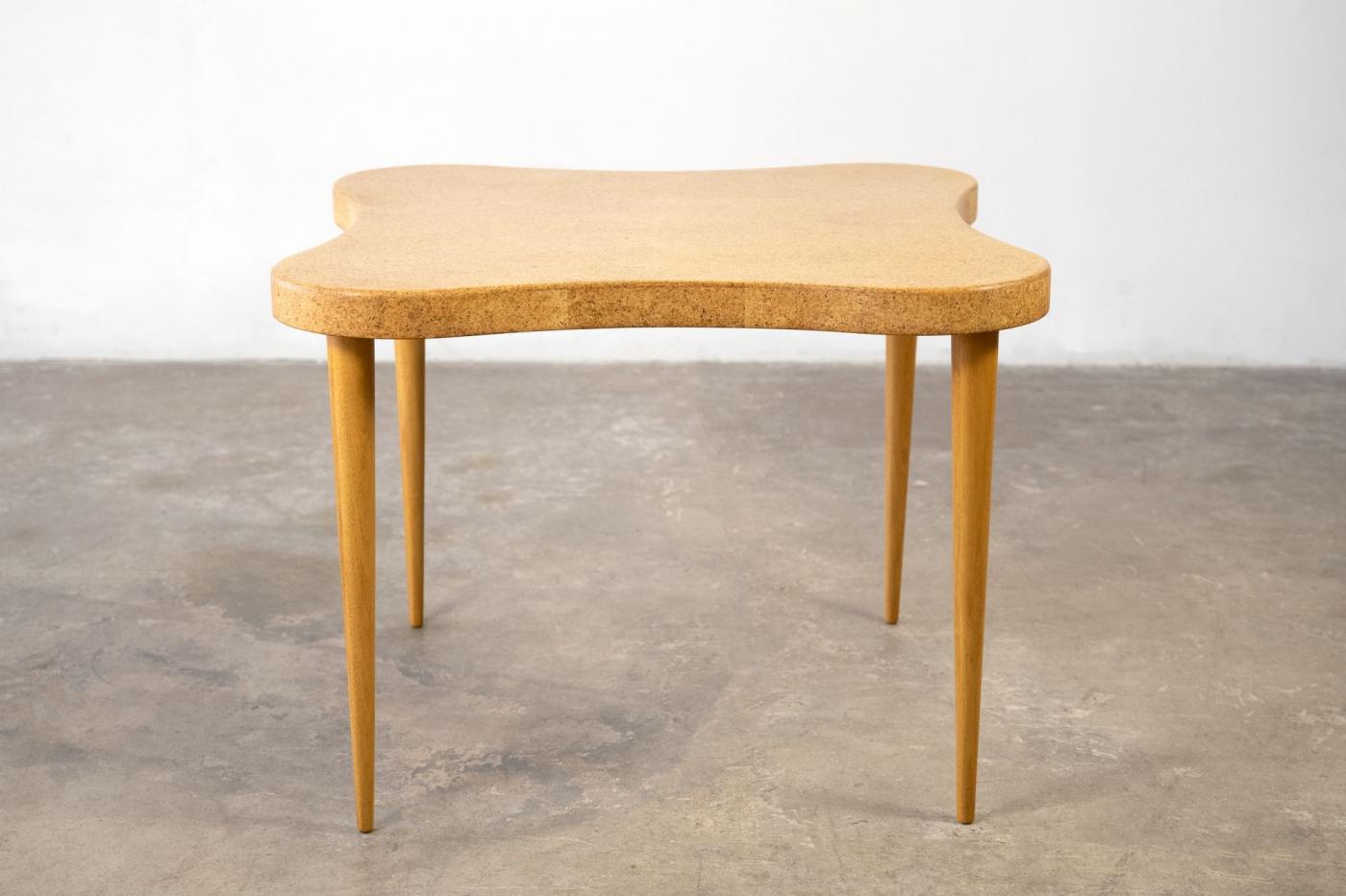 Paul Frankl - Paul T. Frankl Cloud Dining Table - Cork and Mahogany for Johnson Furniture 1948