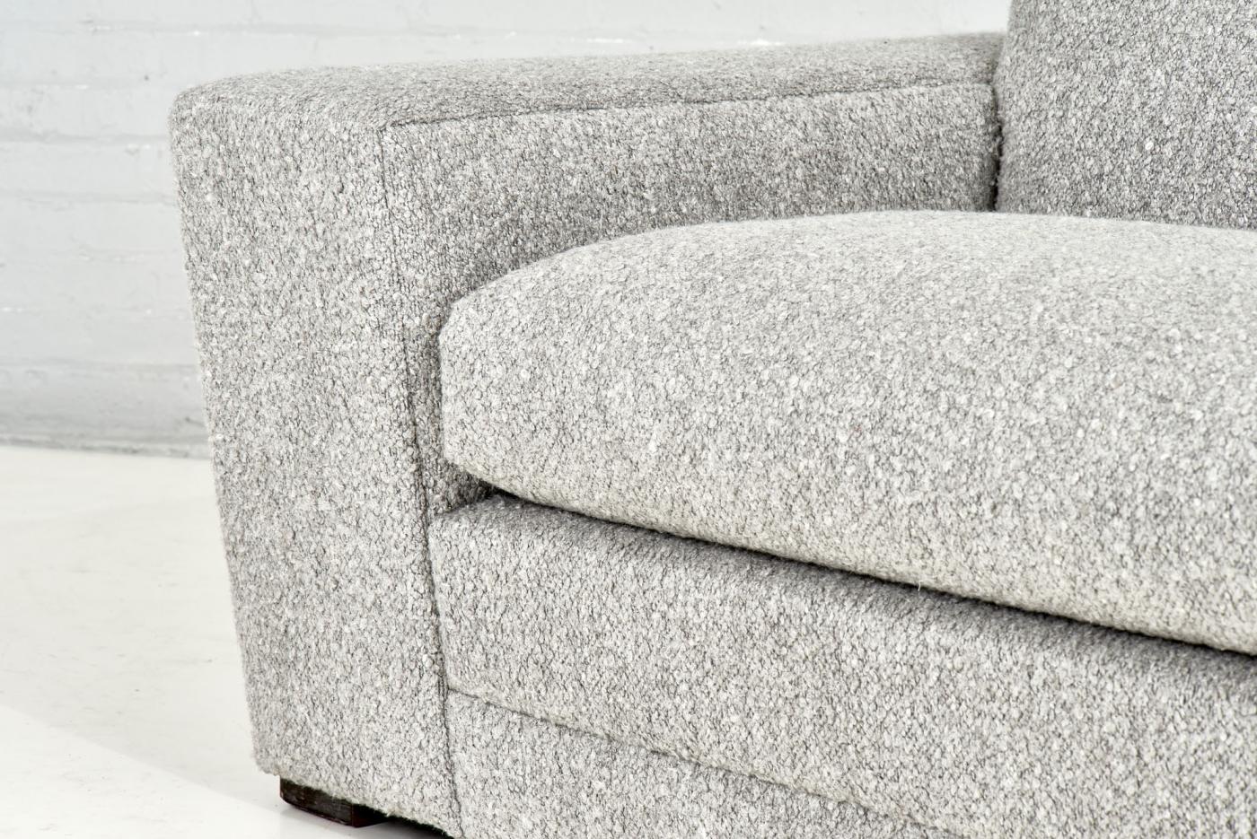 Paul Frankl - Paul Frankl Speed Sofa in Gray Boucle, 1932