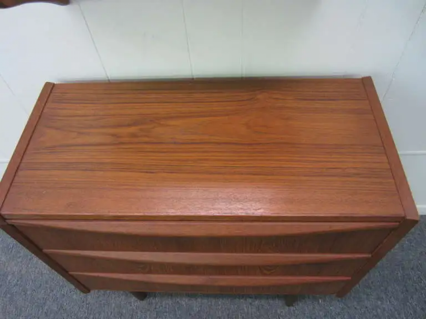 Pedersen & Hansen - Tall Danish Modern Teak Entry Mirror/Shelf Small ...