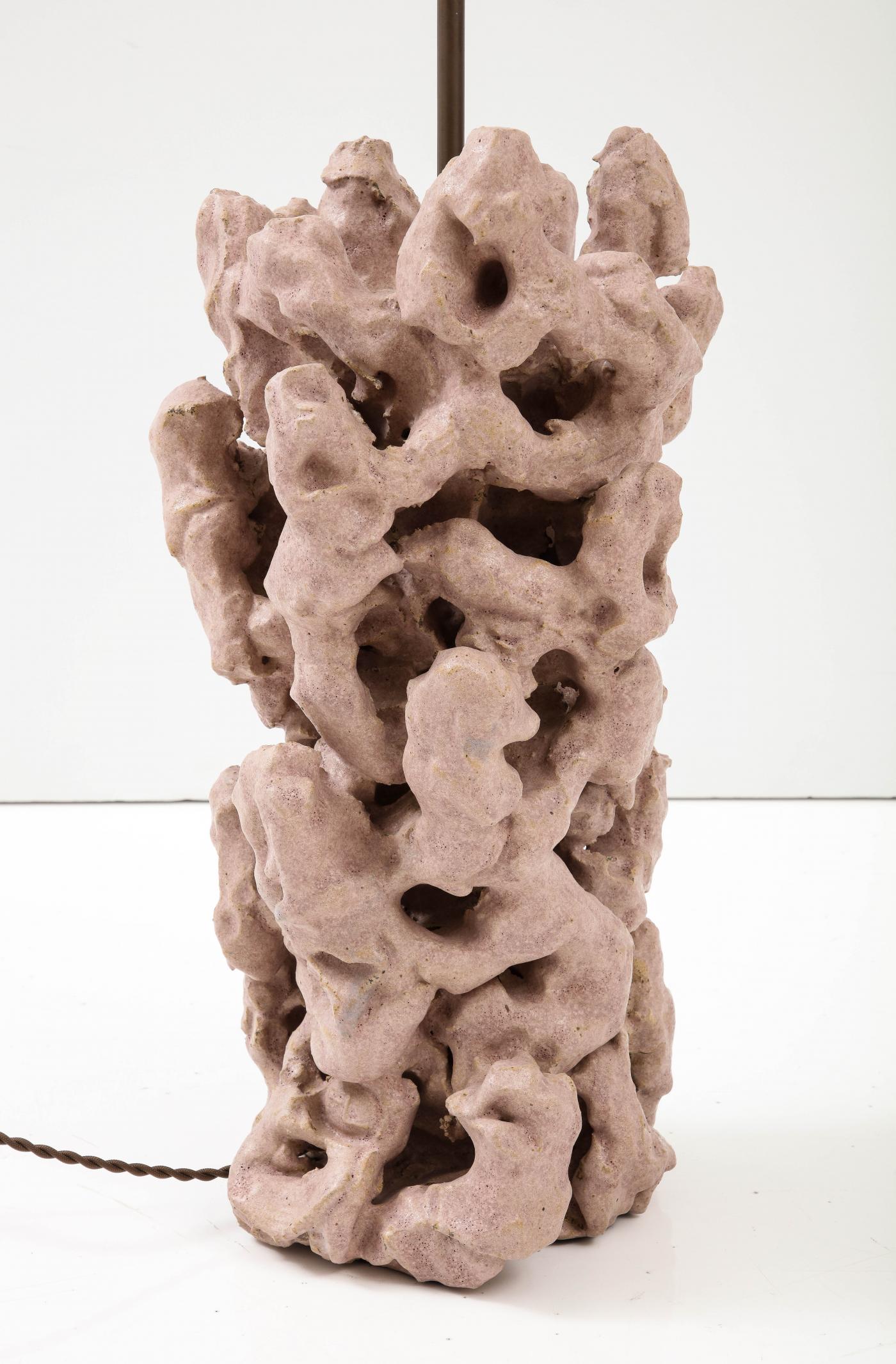 Peter Lane - Large "Scholar's Rock" Table Lamp by Peter Lane