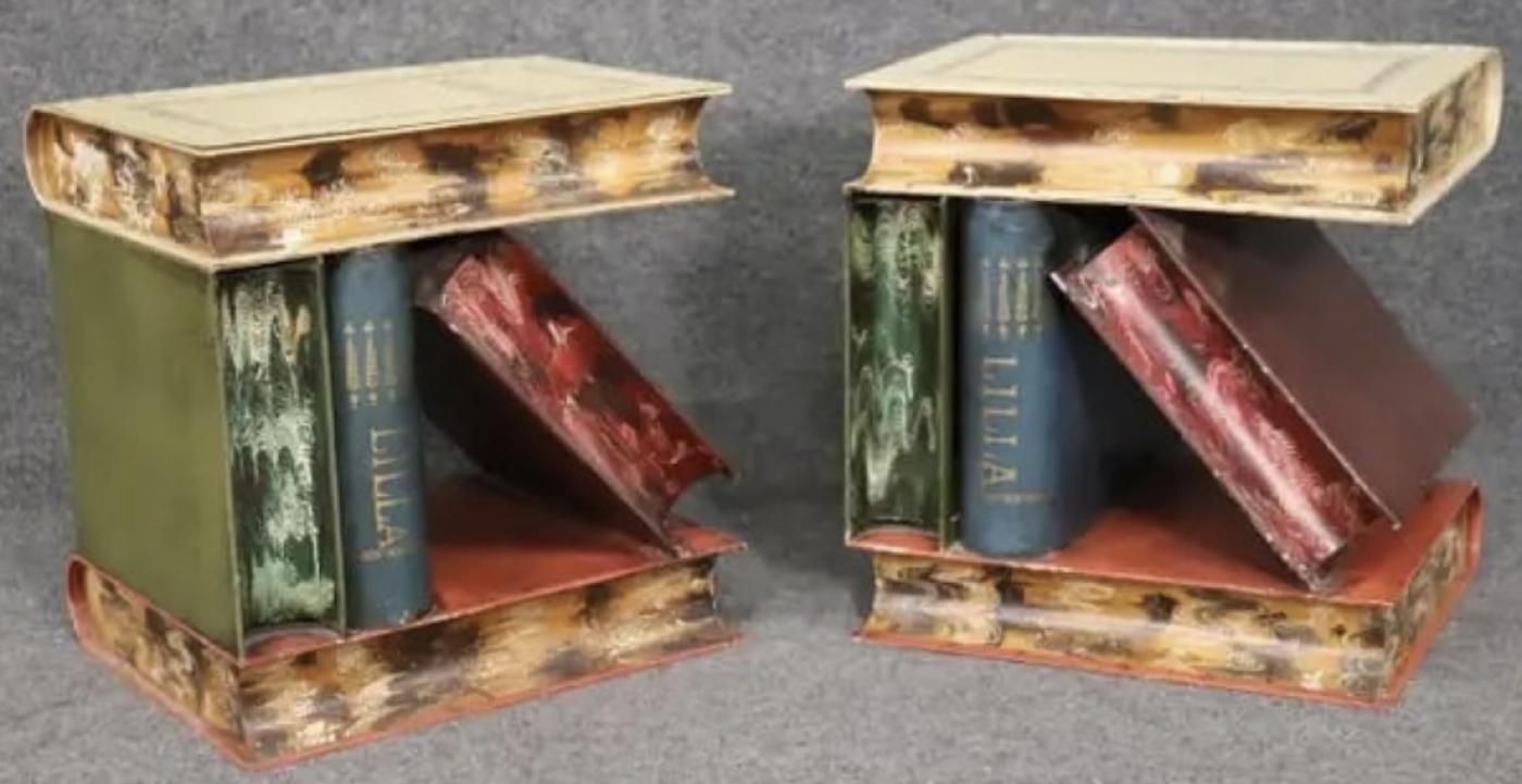 Piero Fornasetti - MID CENTURY ITALIAN COLORFUL TOLE STACKED FANCY ...