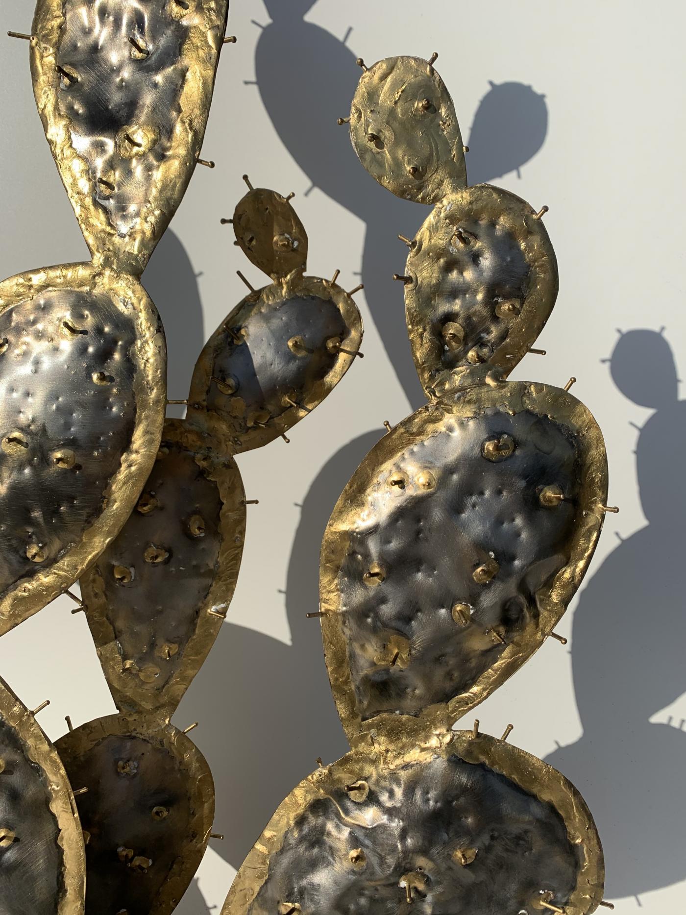 Pierre-Andre Monney - Brass Cactus Sculpture